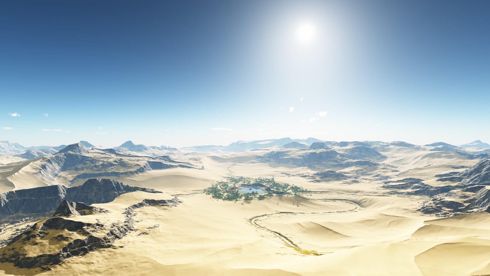 ArtStation - Oasis along the way