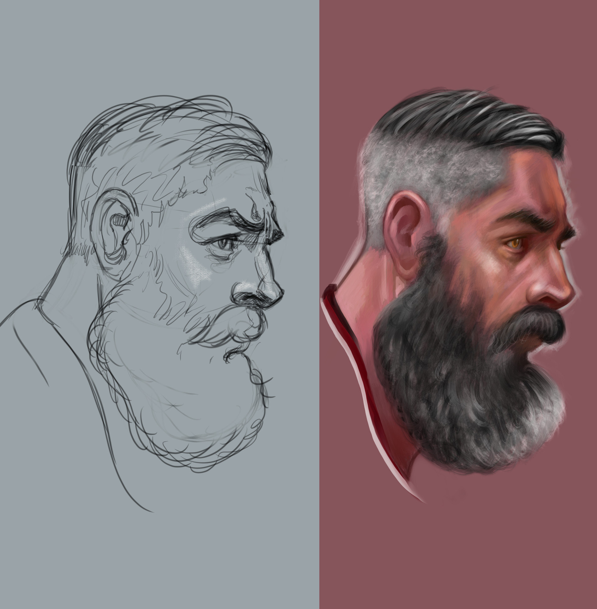 ArtStation - Face Study #001