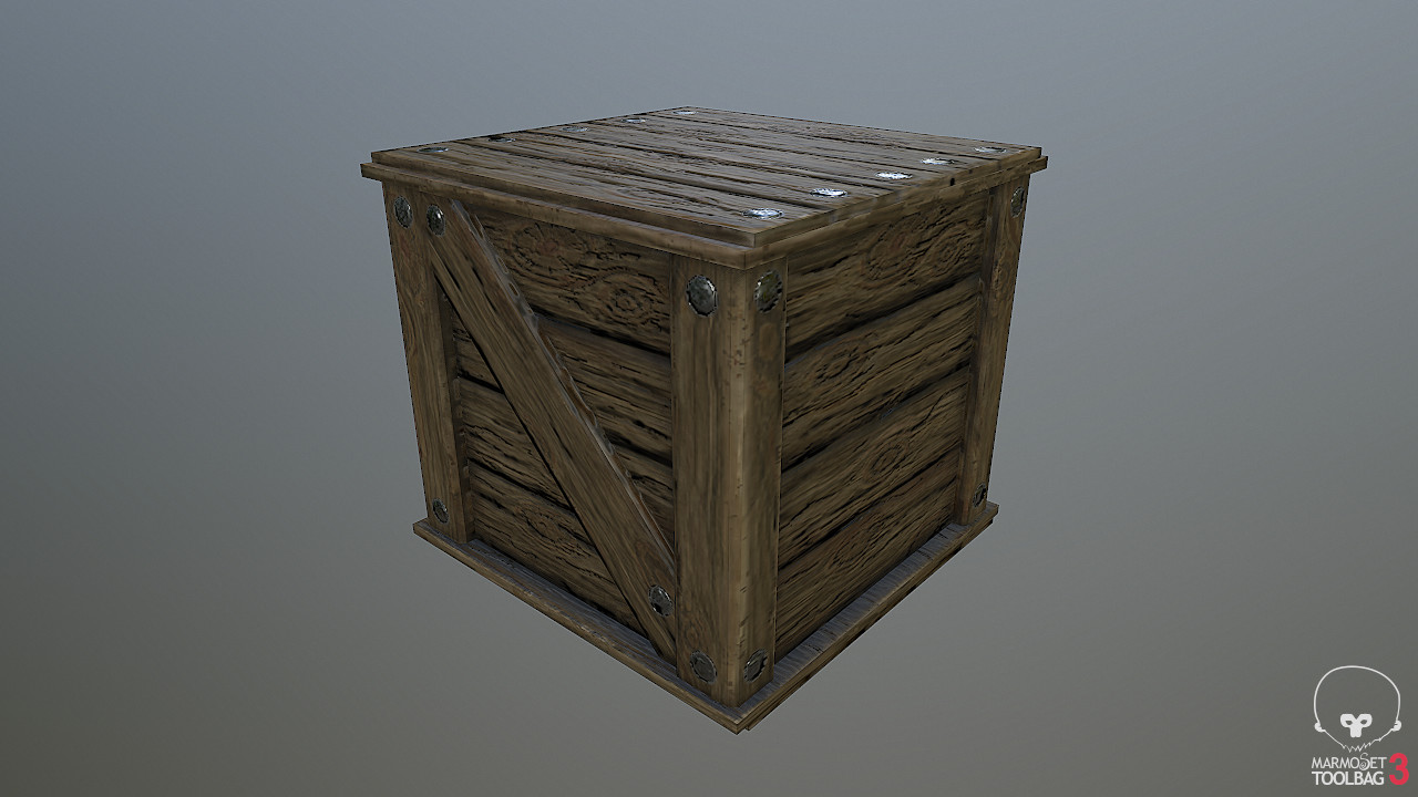 ArtStation - Wood box