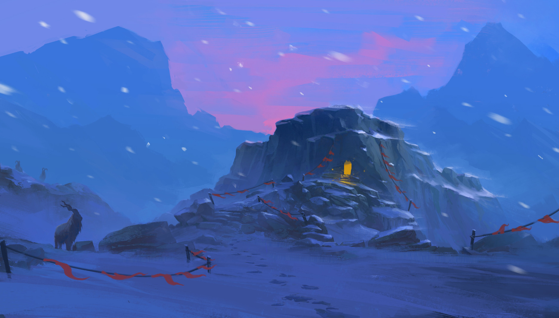 ArtStation - Mountain monastery
