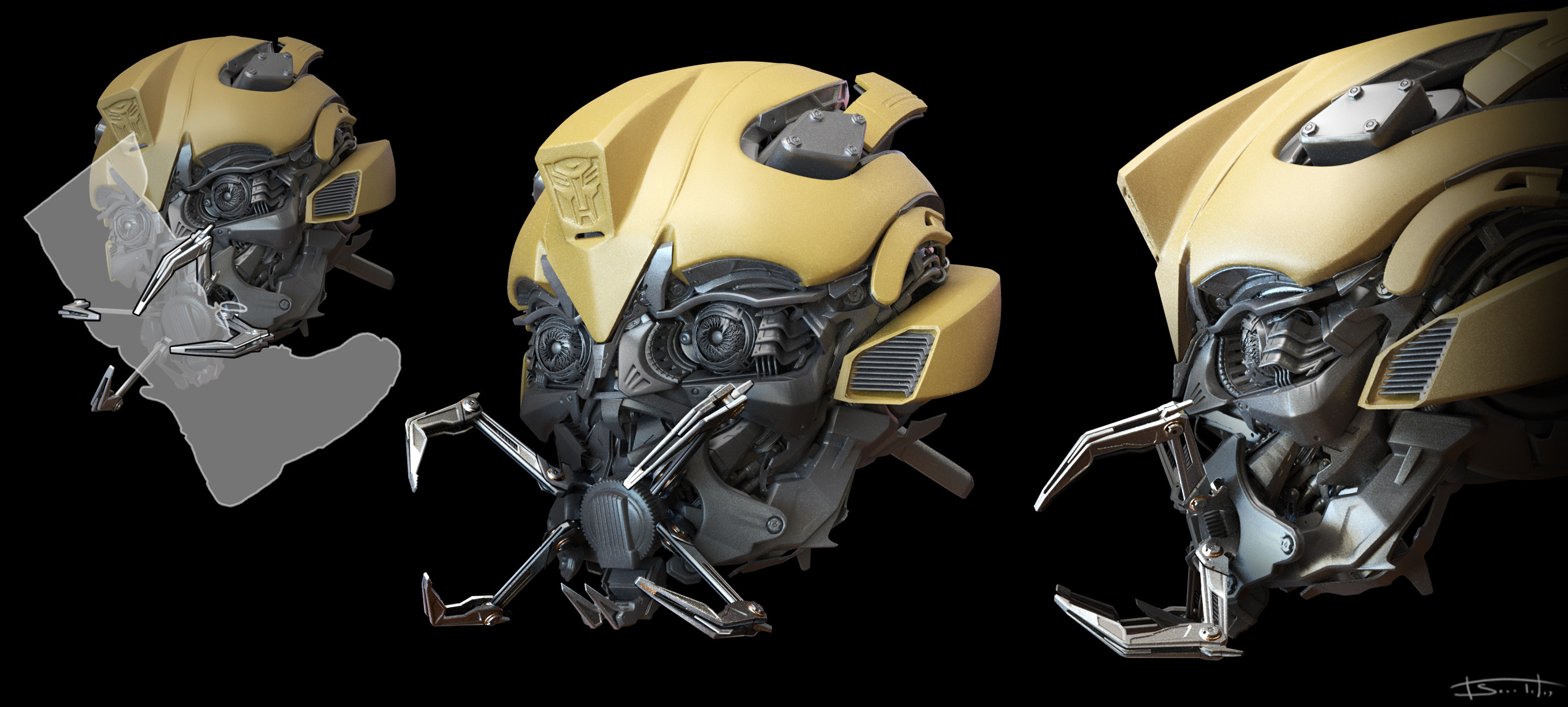 how to draw bumblebee from transformers the last knight