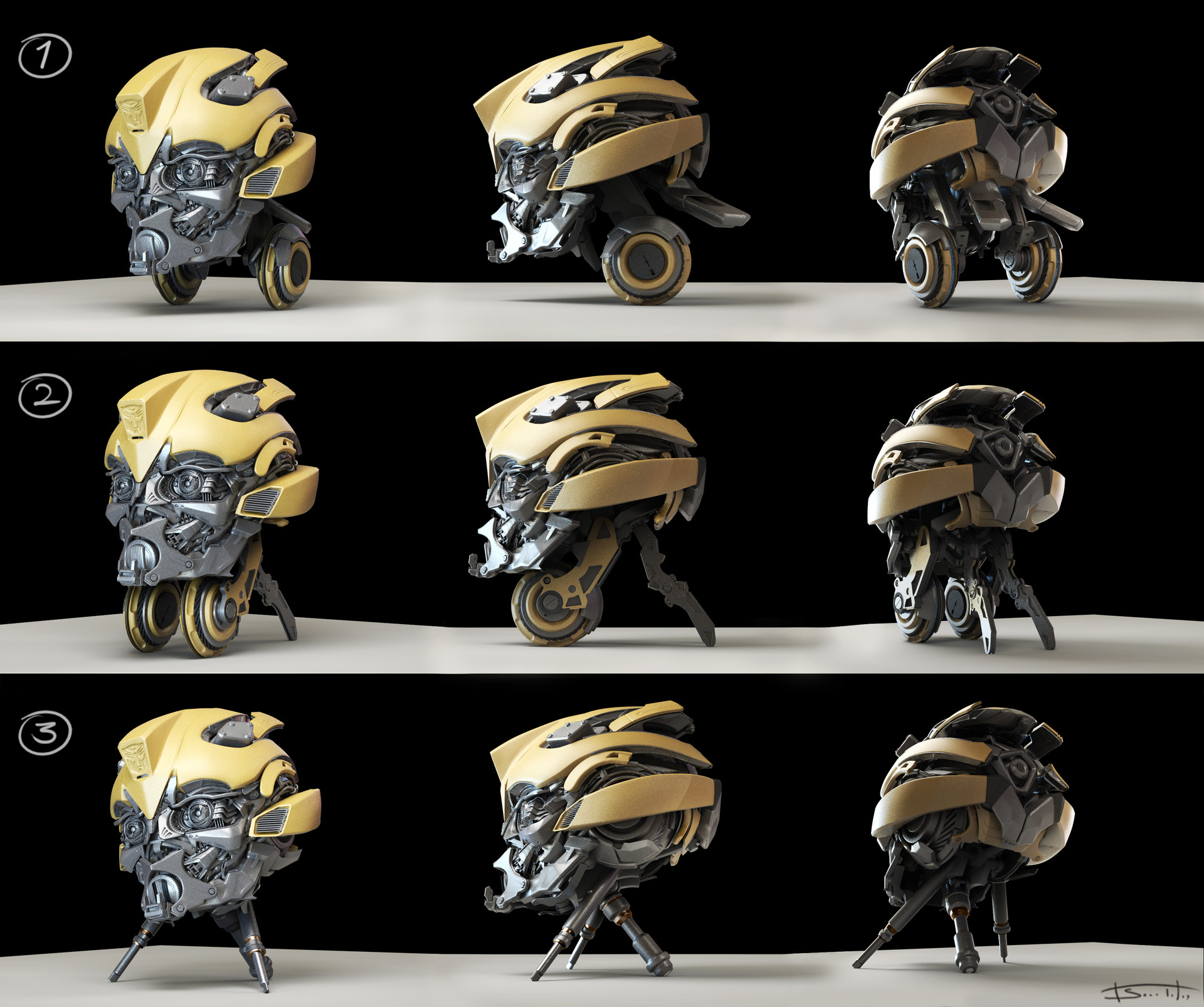 how to draw bumblebee the last knight