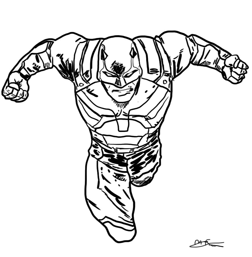 daredevil coloring book
