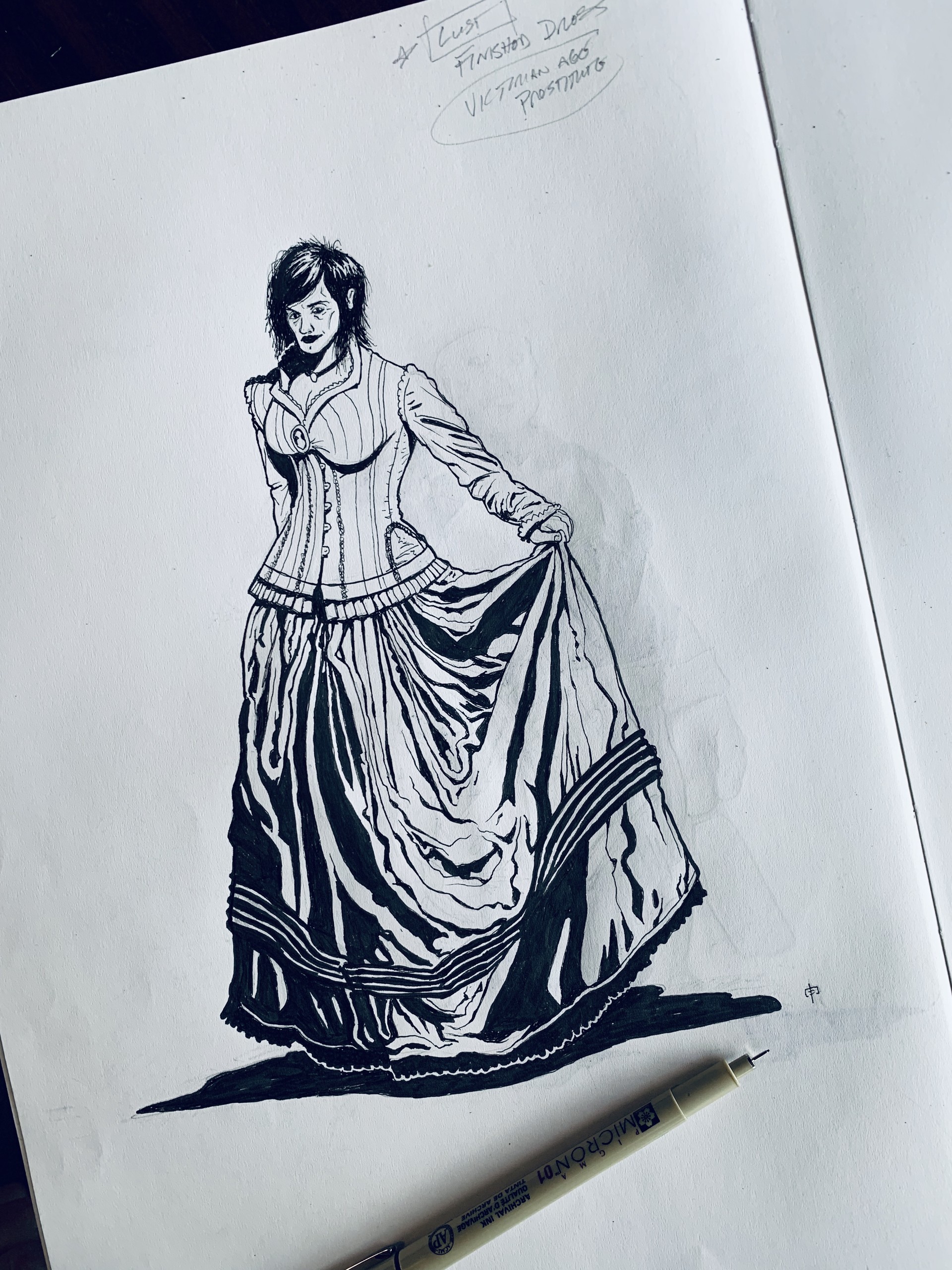 ArtStation - CHARACTER DESIGN - Rough inks of “LUST”