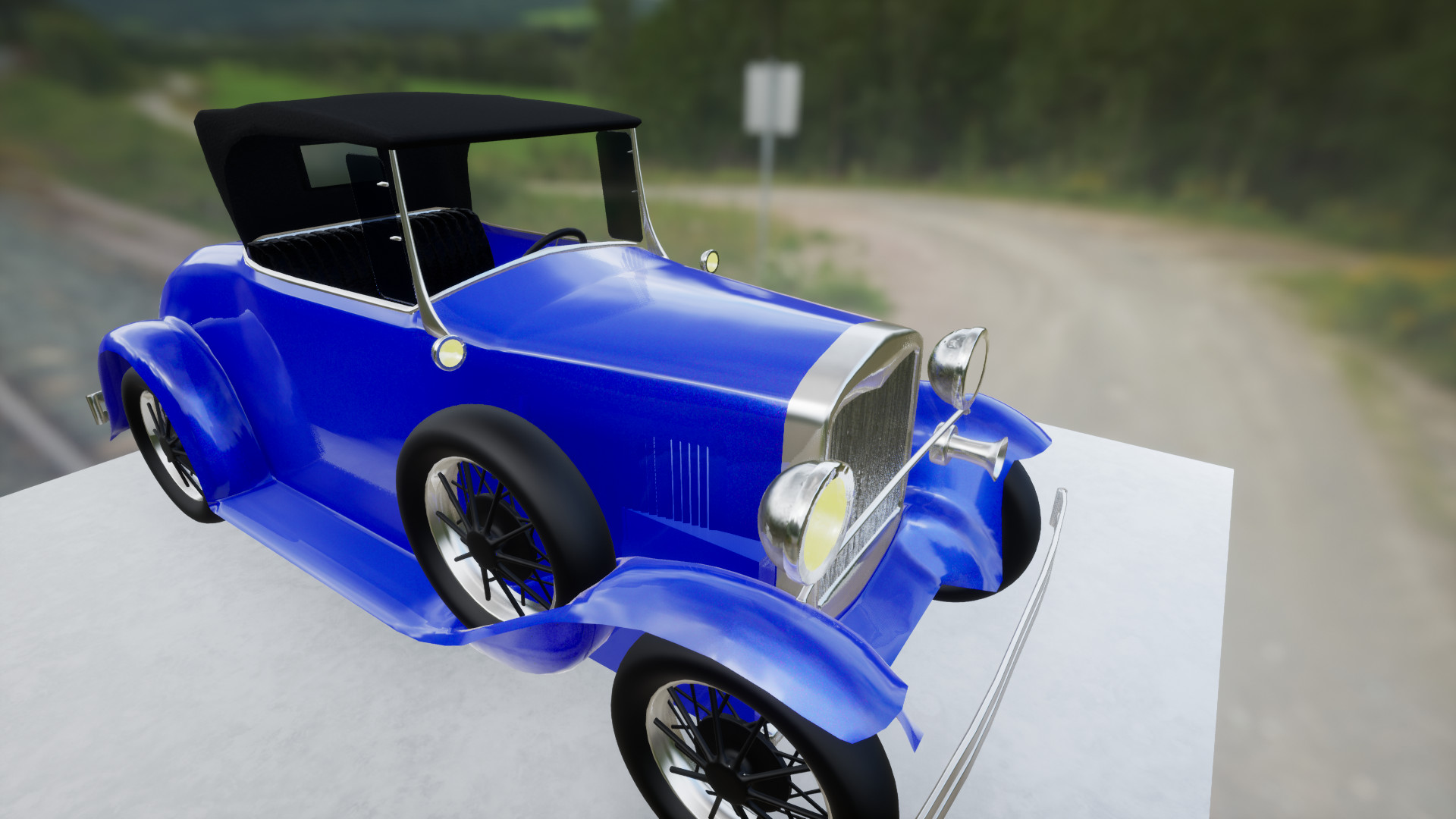 ArtStation - Ford Model A roadster