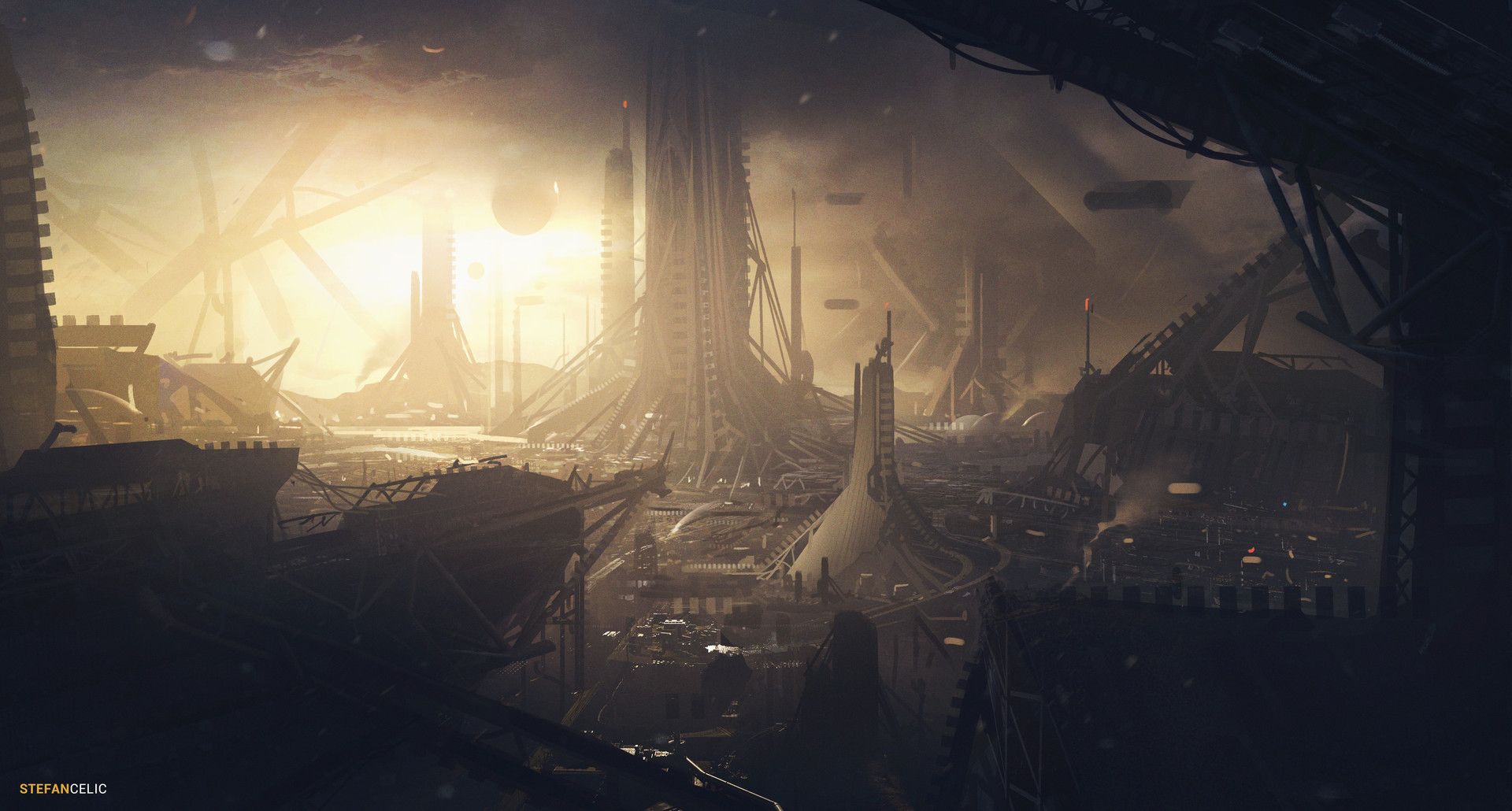 ArtStation - Future City Concept