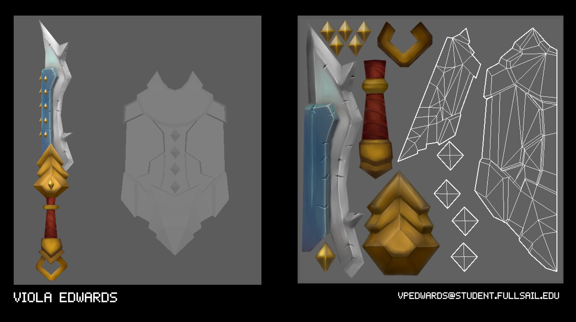 ArtStation - Low Poly Models with Hand Painted Textures