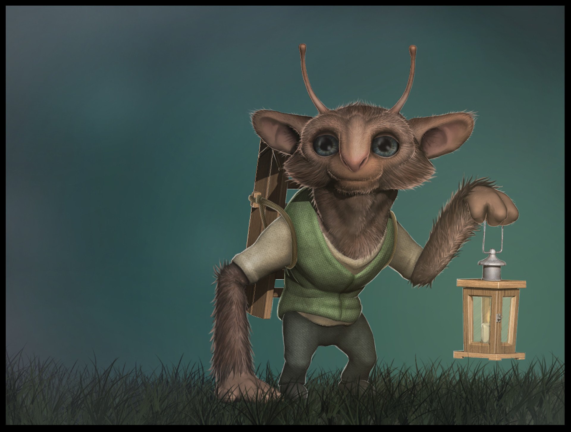 ArtStation - Lantern Lighter Creature (Concept Design)