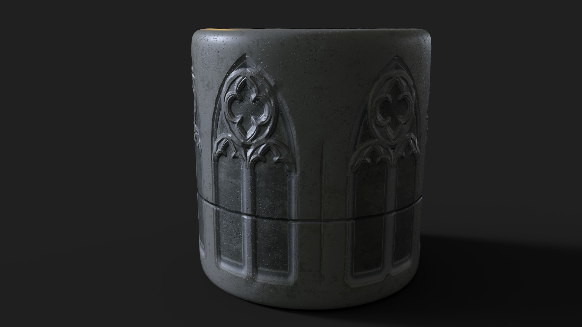 ArtStation - Gothic Wall Panel