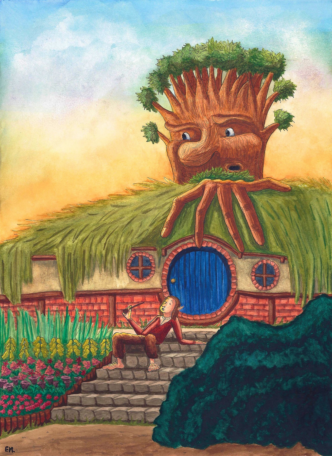 ArtStation - The Hobbit and the ent