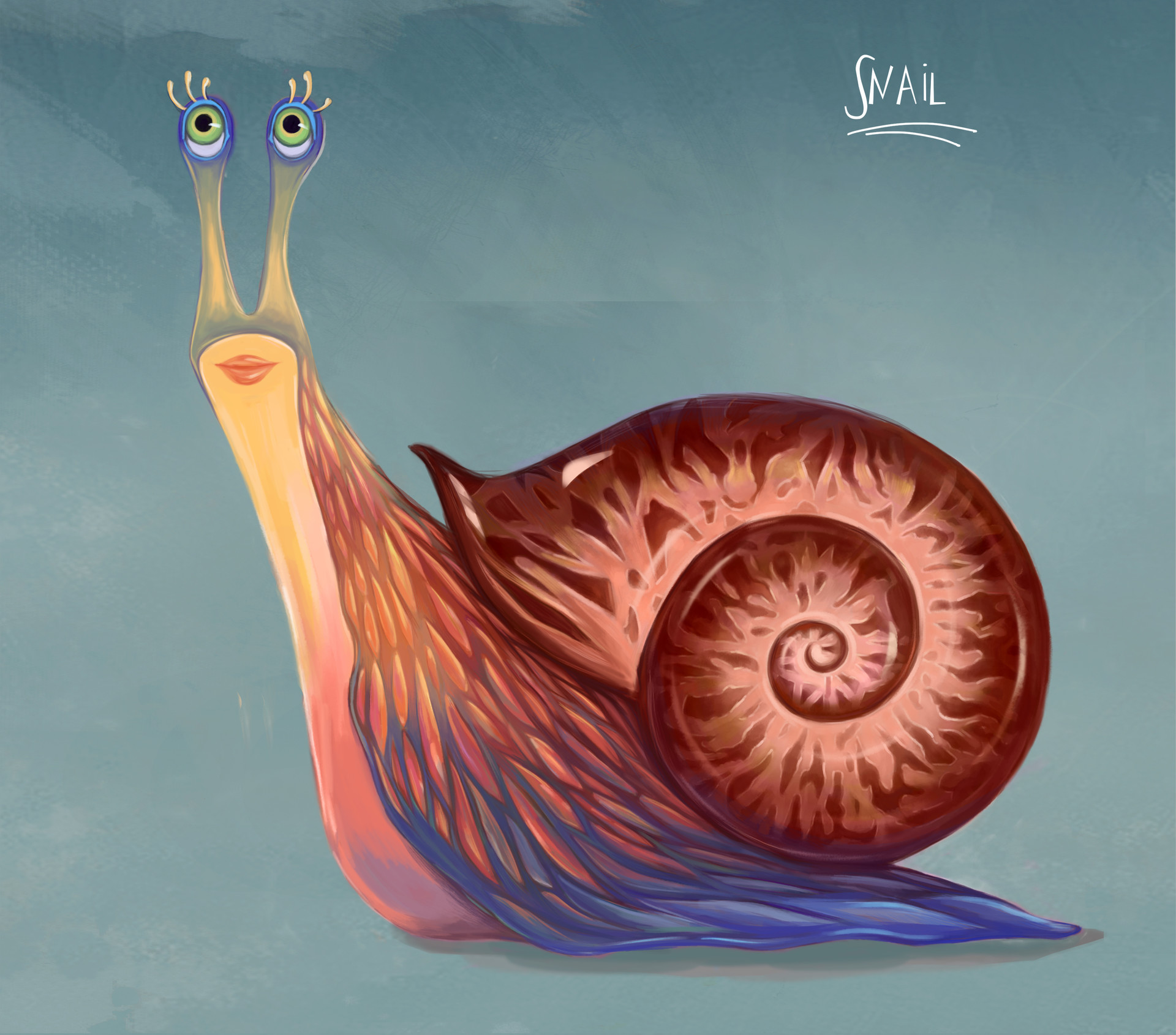 ArtStation - Snail Character