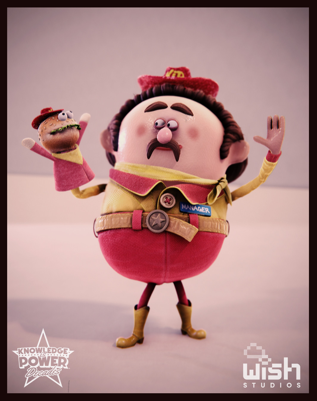 ArtStation - Knowledge Is Power Decades Fast Food Avatar