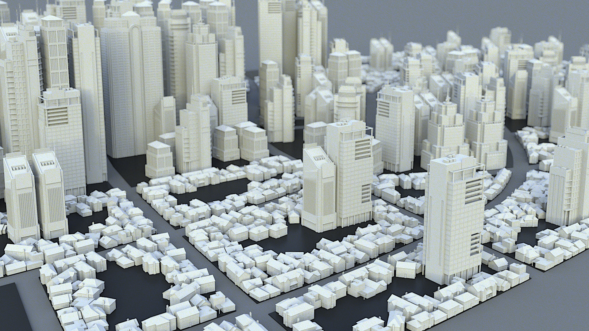 ArtStation - Procedural City with Python in Houdini
