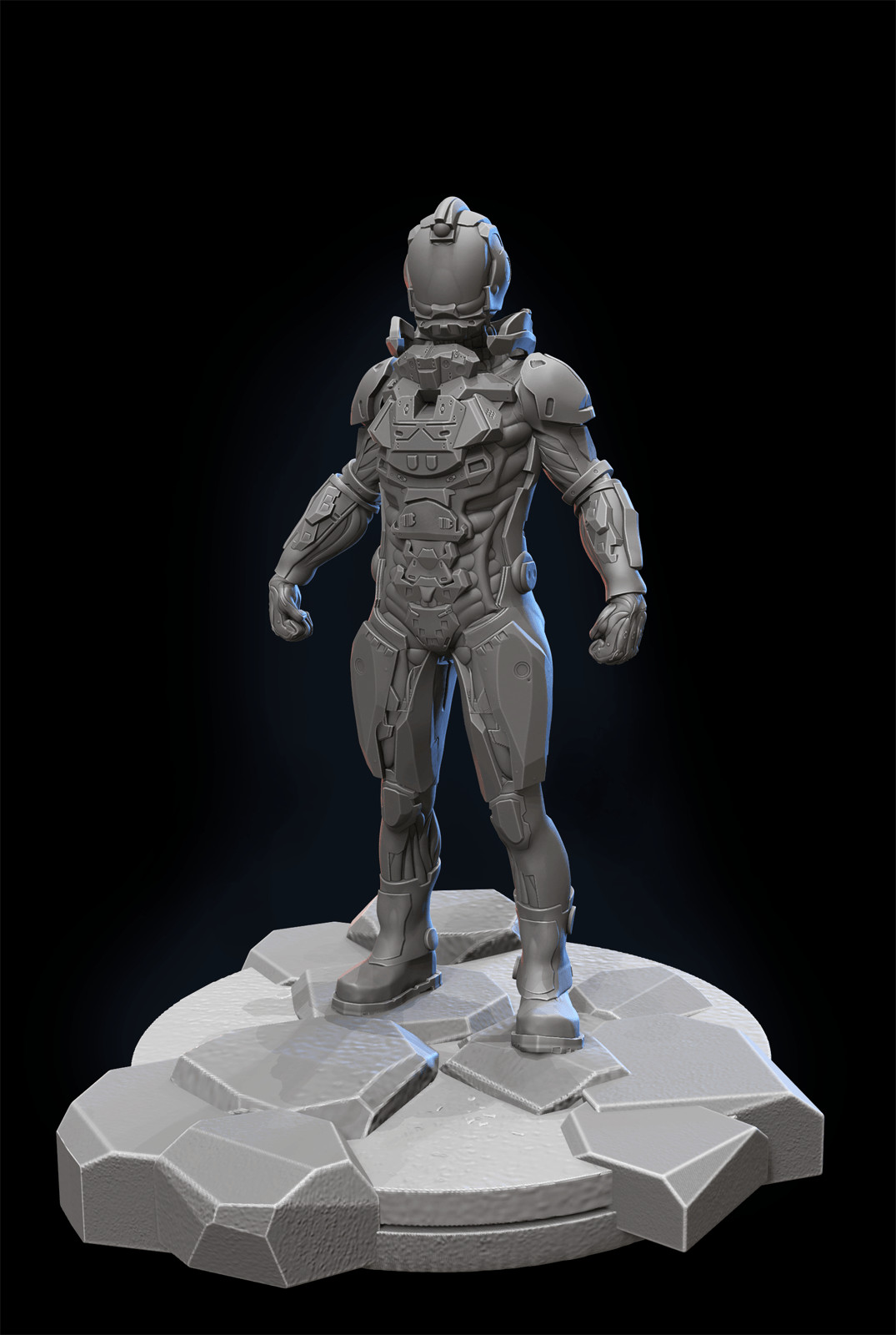 ArtStation - Light Space armor WIP