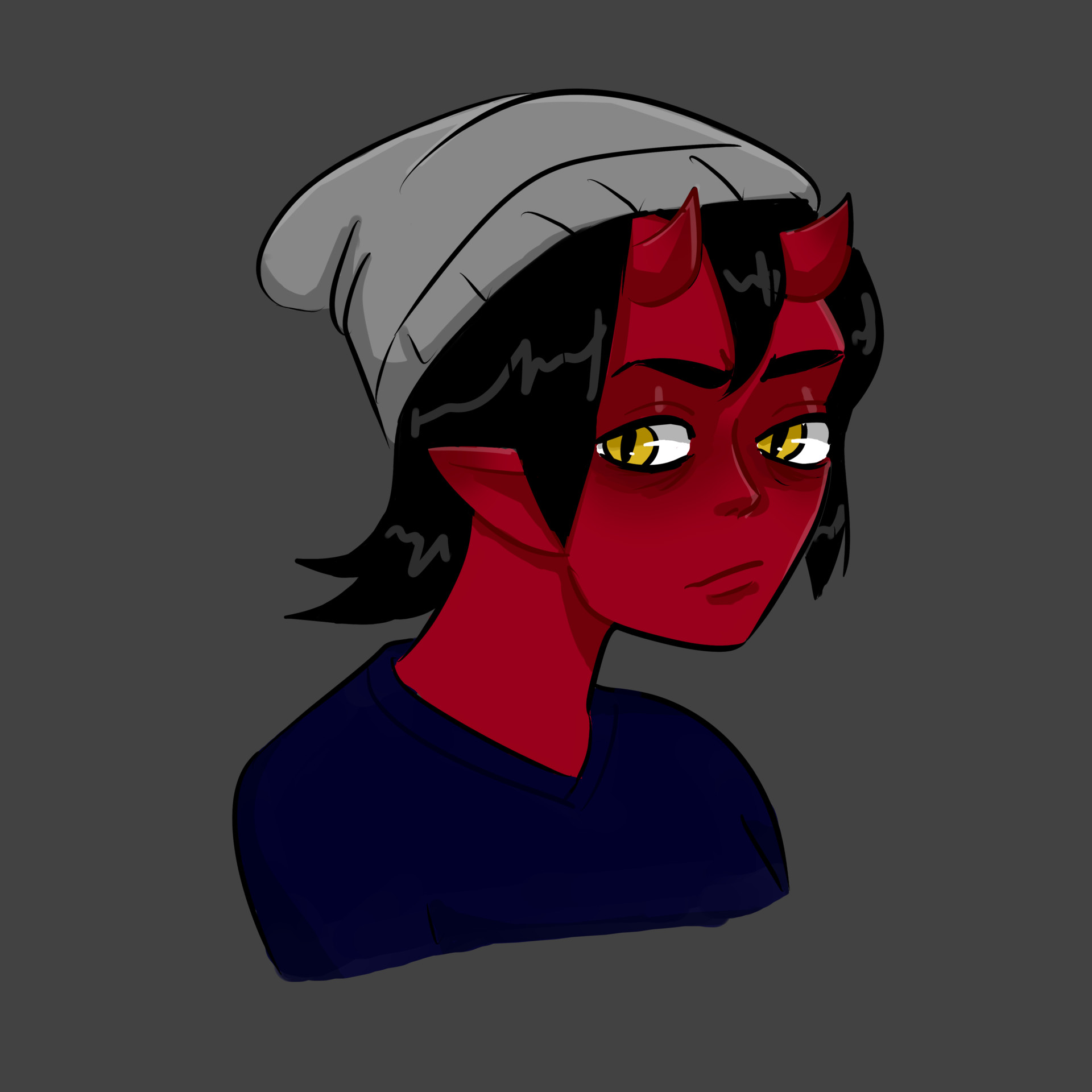 ArtStation - Teen Demon Boy design