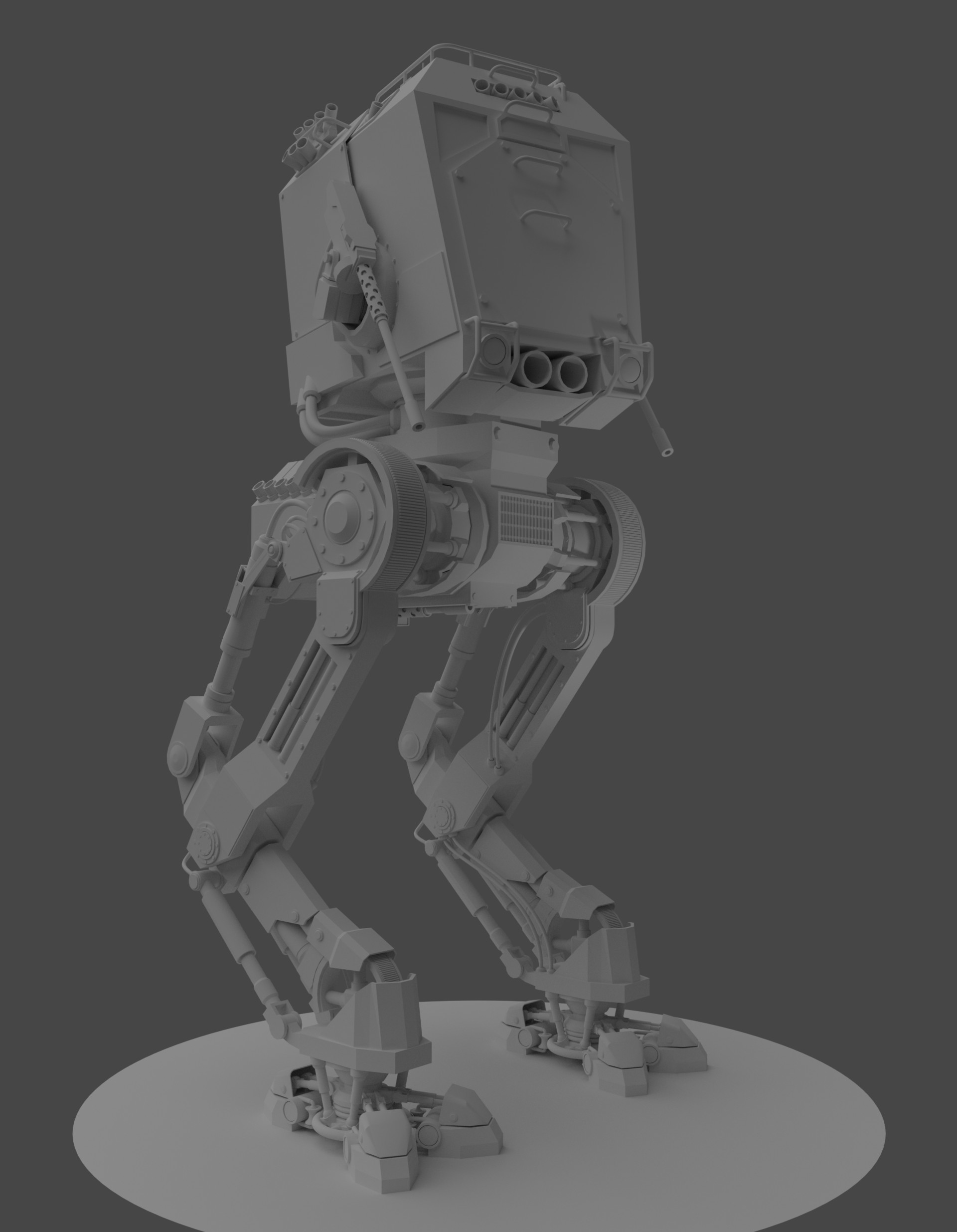 ArtStation - Light Walking Mech