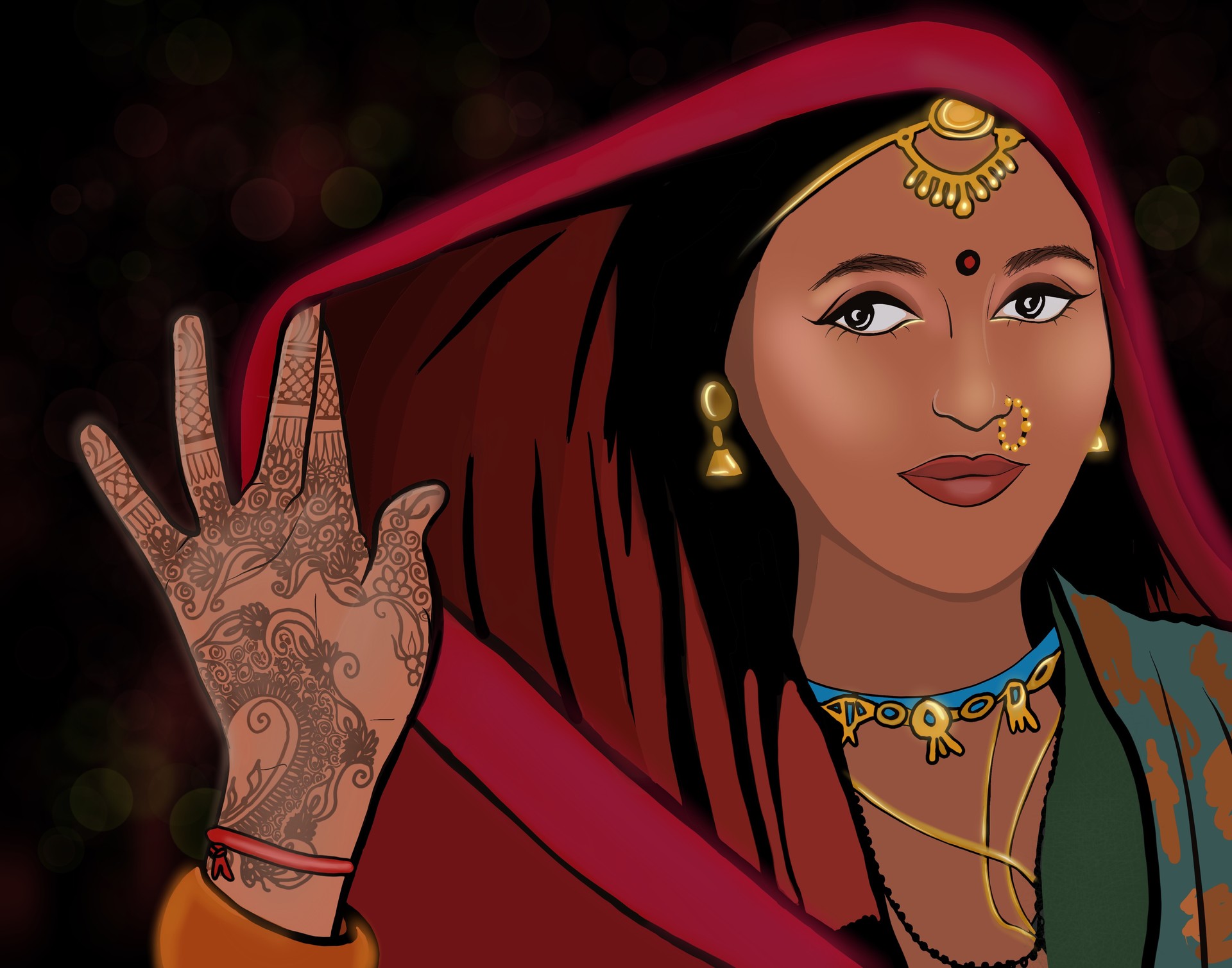 ArtStation - Indian Woman