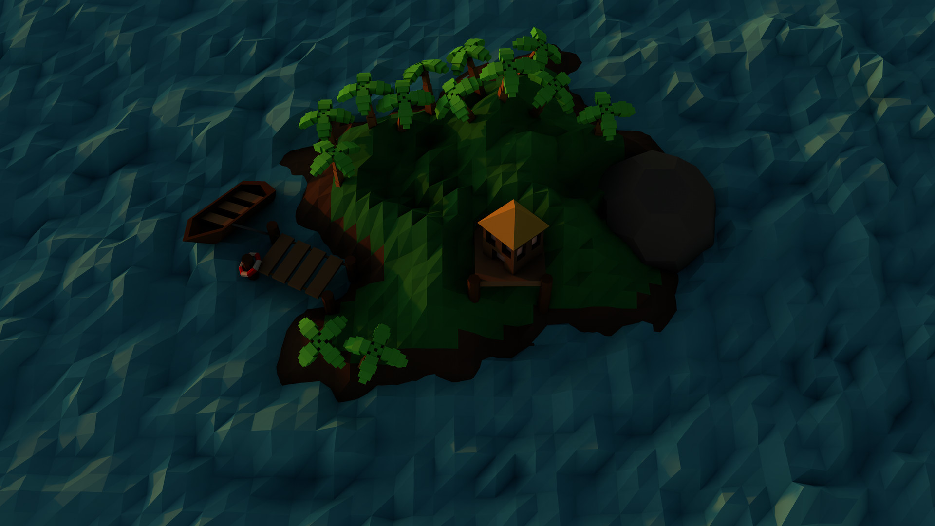 ArtStation - Video Game Island