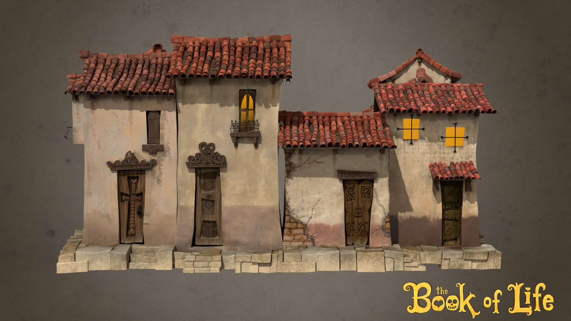 ArtStation - Village Street from Book of Life