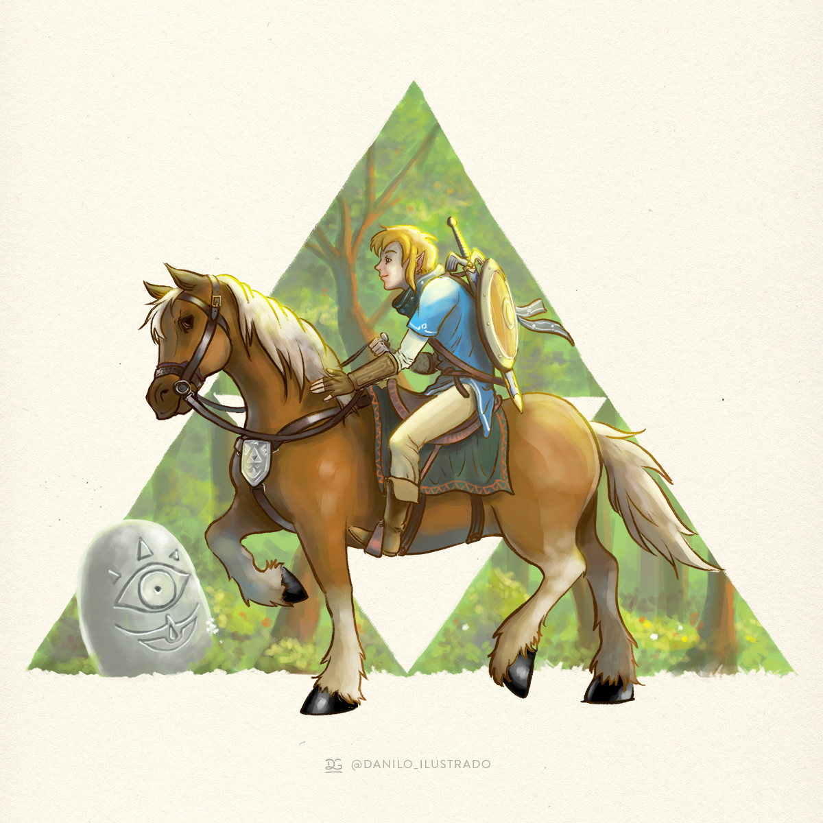 ArtStation - Link and Epona