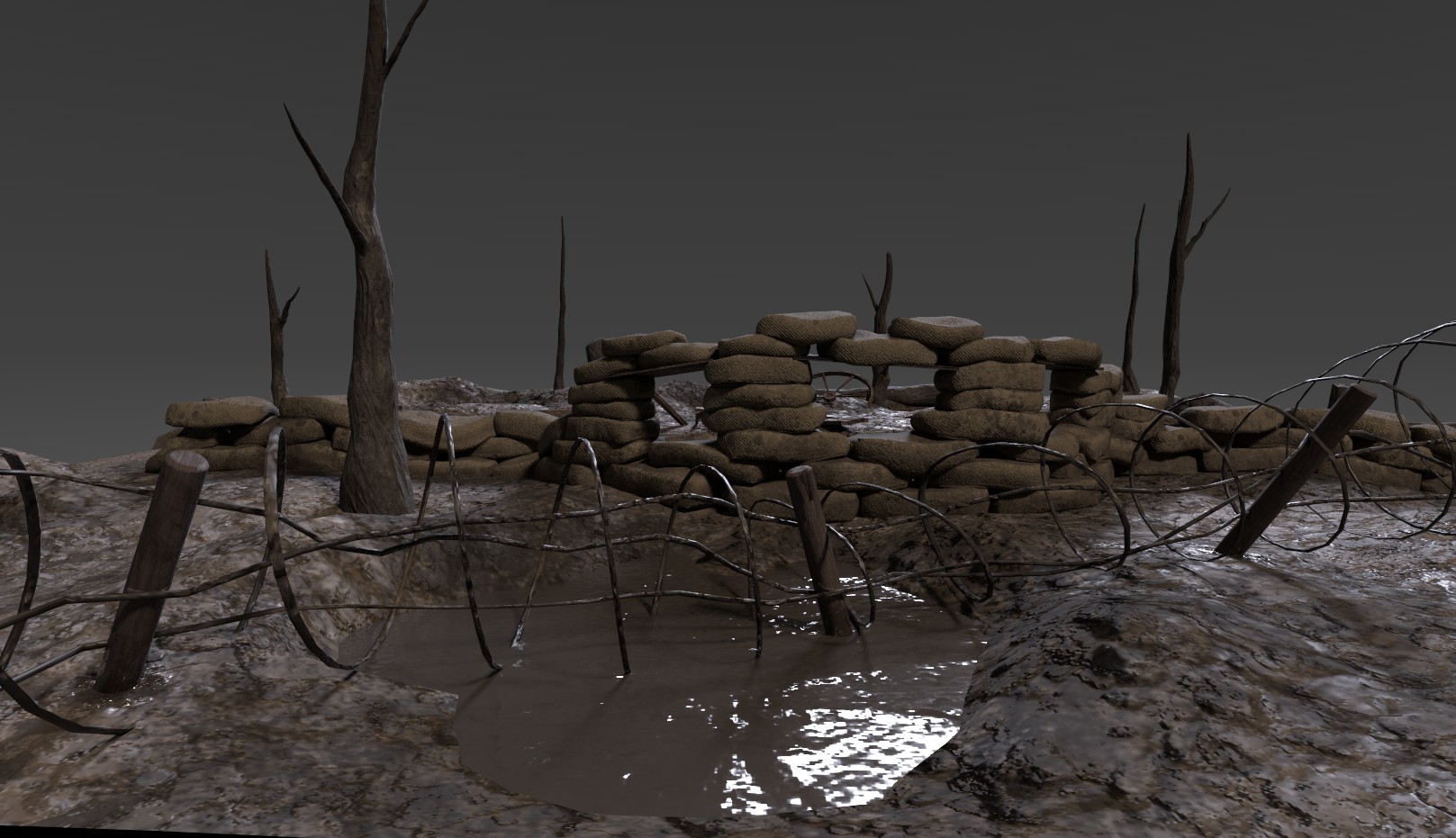 Corey Boebel - WW1 Trench Scene, "The war to end all wars"