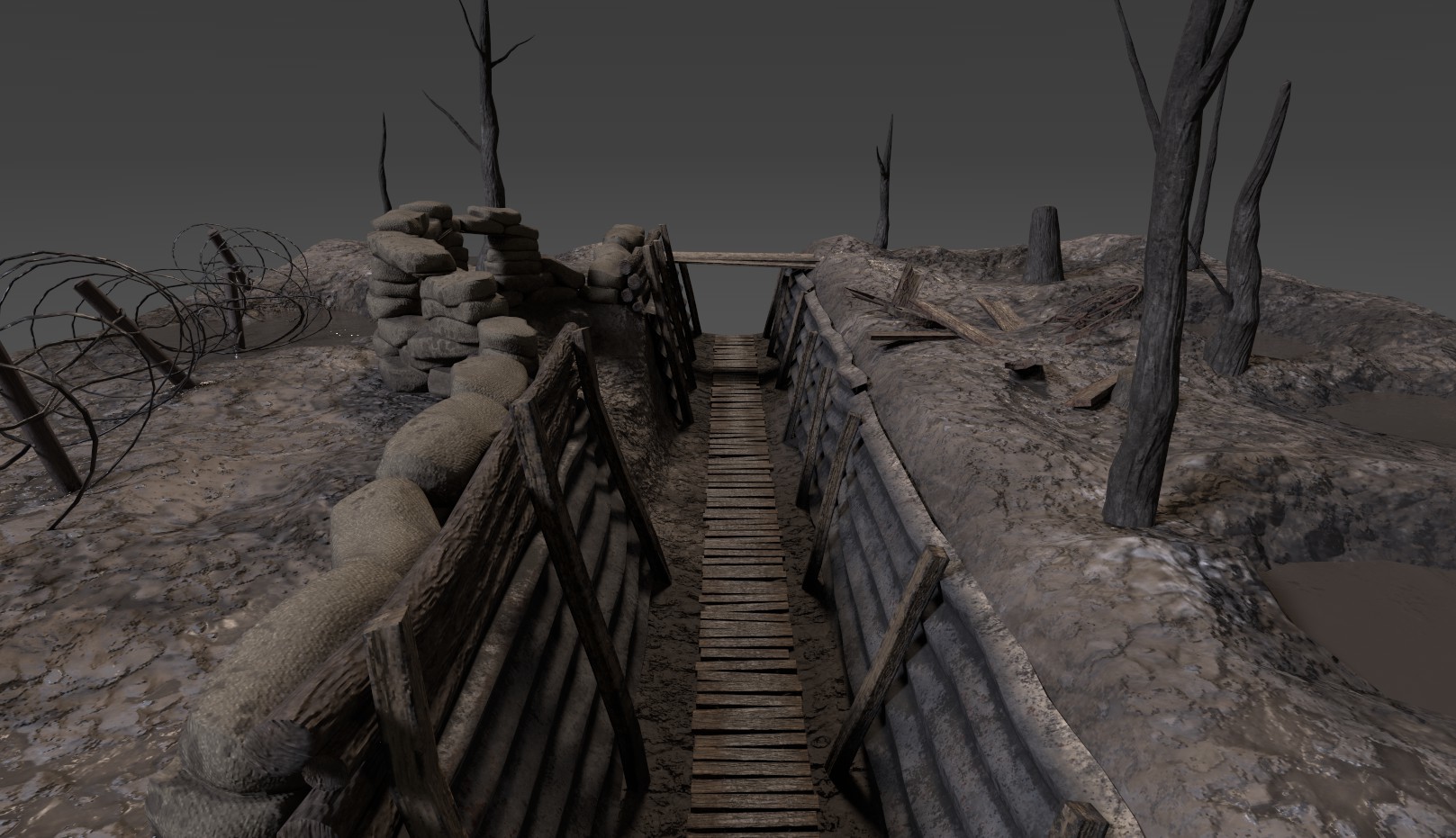 Corey Boebel - WW1 Trench Scene, "The war to end all wars"