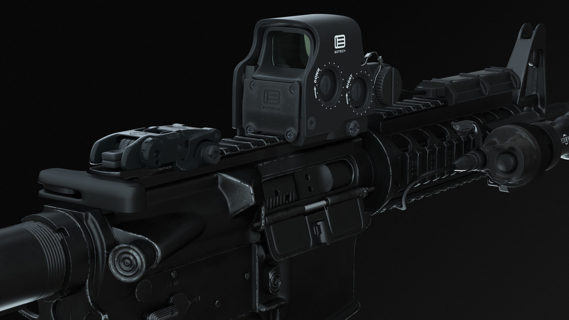 muen - M4 /EOtech MAGPUL SUREFIRE (high poly)