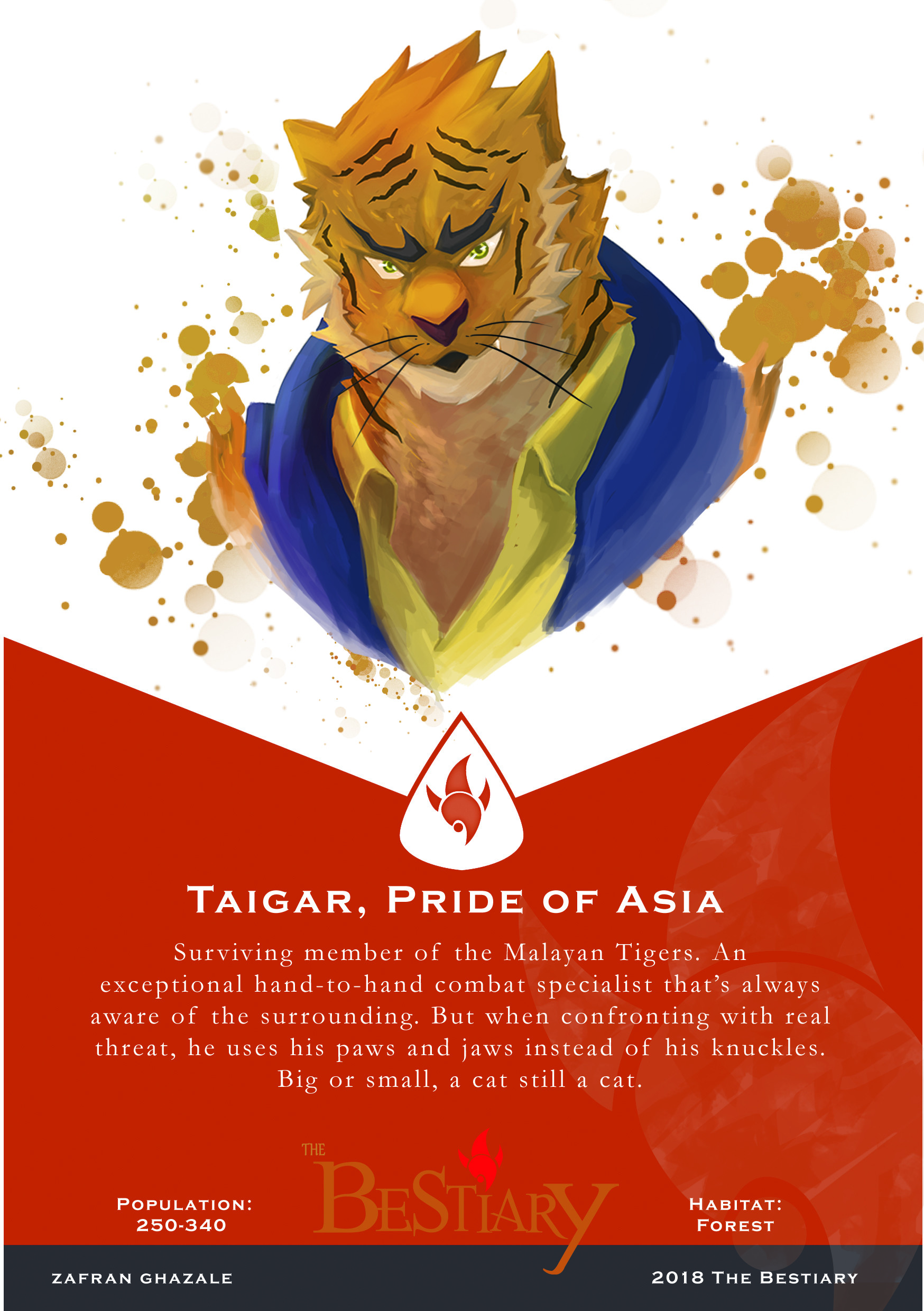 Zafran Ghazale - Taigar, Pride of Asia