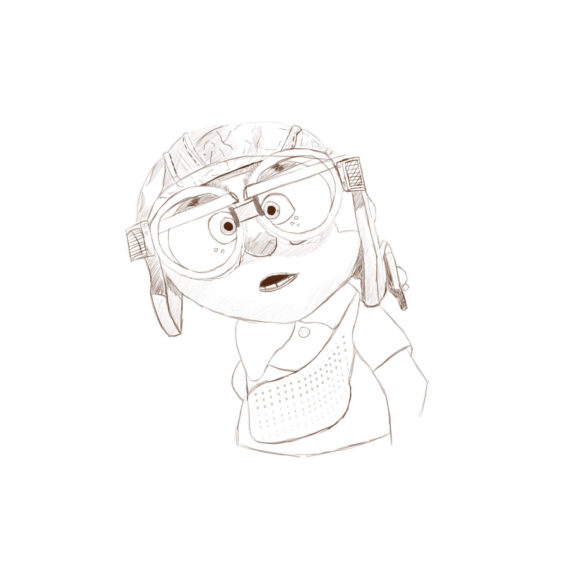 Russell From Up Drawing