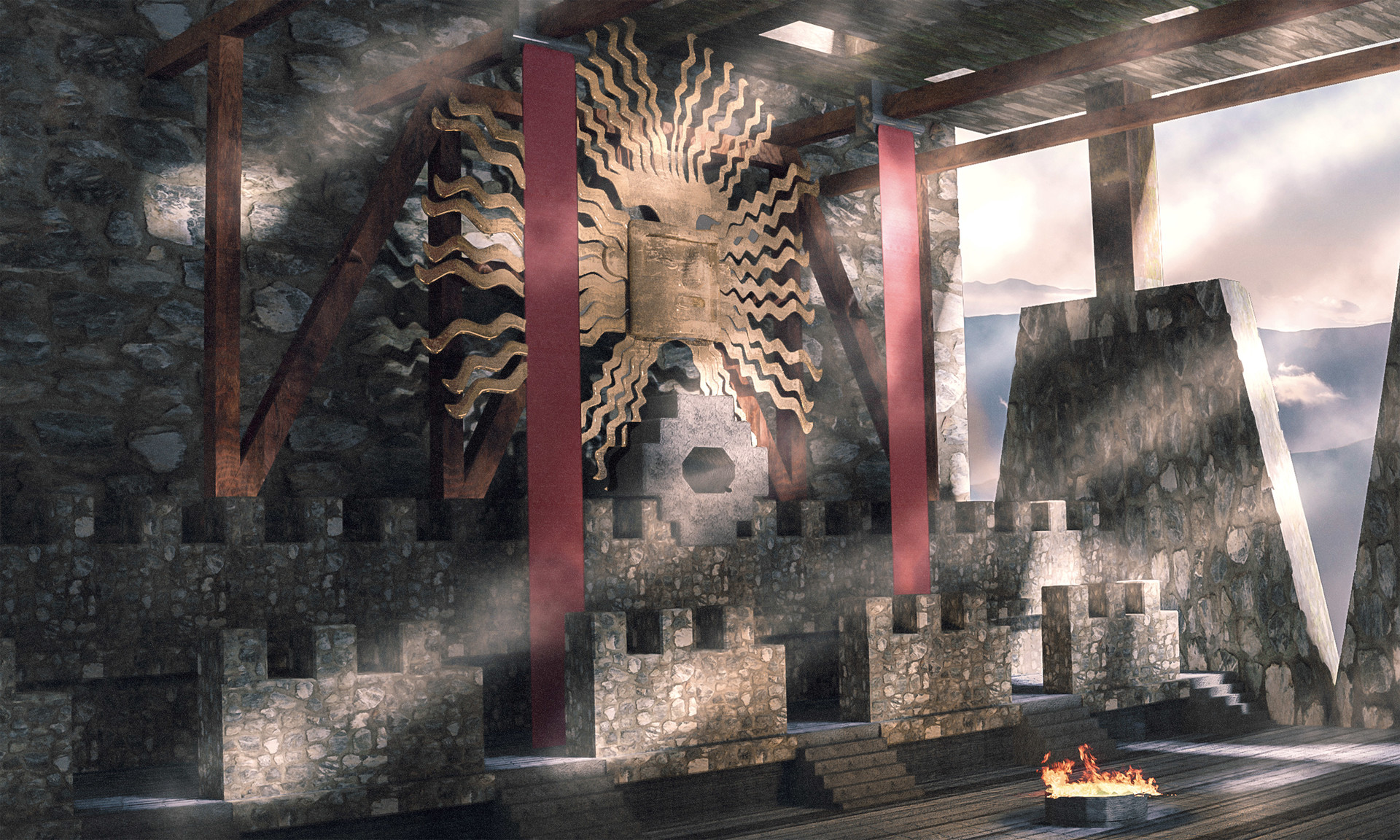 ArtStation - Templo del Sol - Sun`s Temple