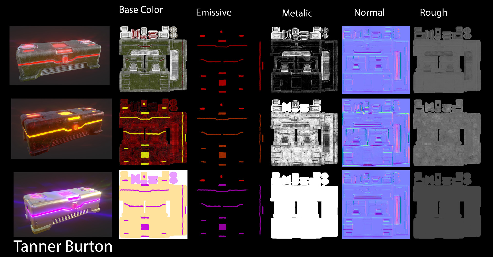 ArtStation - Futuristic crates