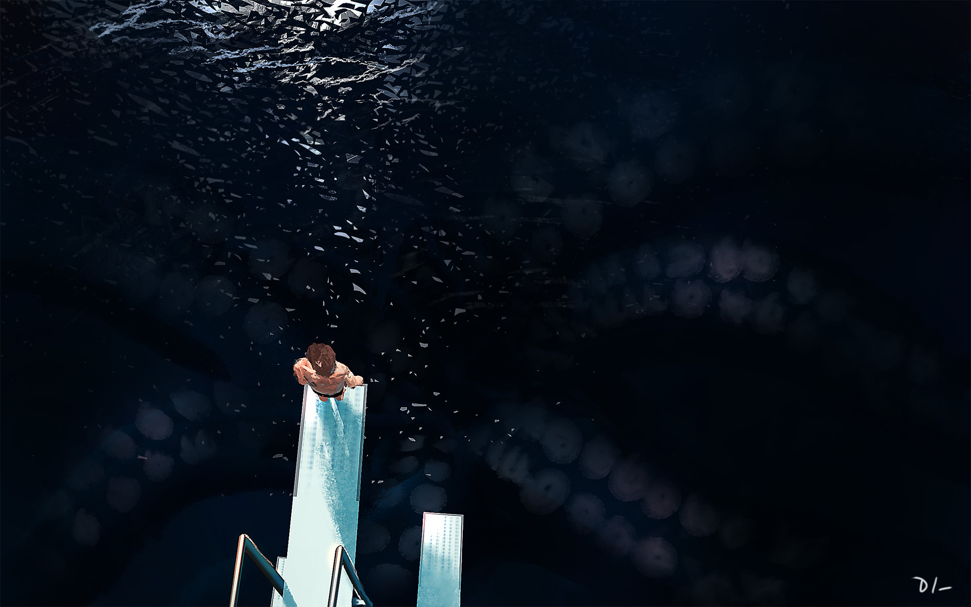 Tentacle Pool by Denis Loebner : r/ImaginaryLeviathans