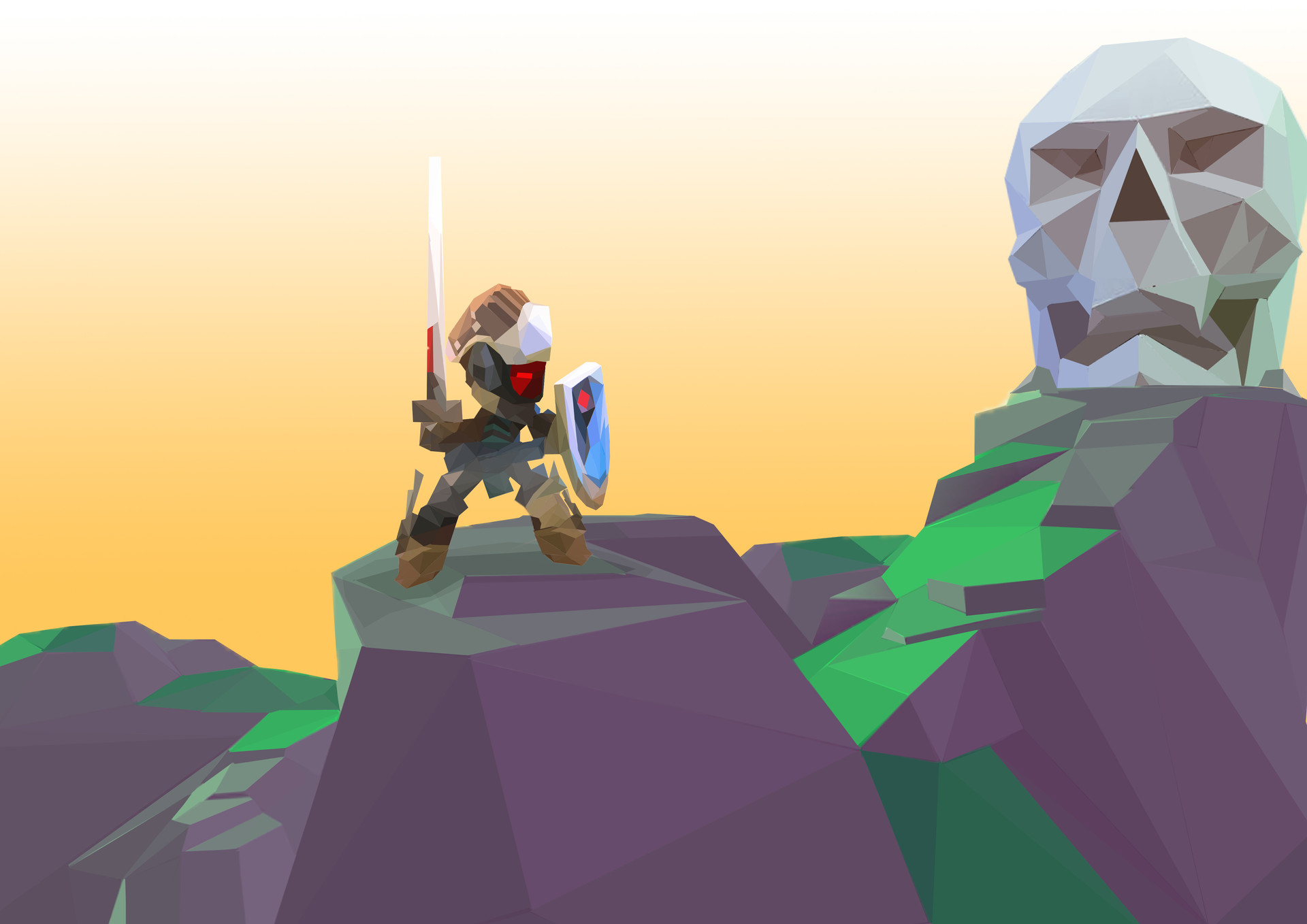 Herman Ho - Low Poly Art, Escape Room Project