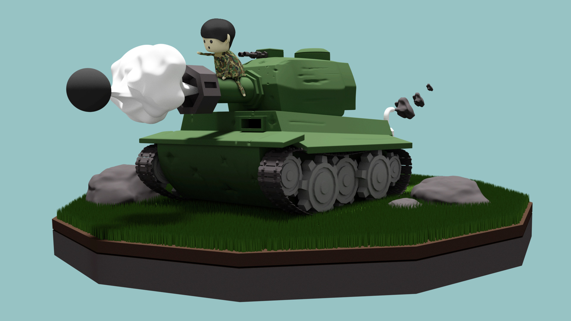 ArtStation - Chibi Tank