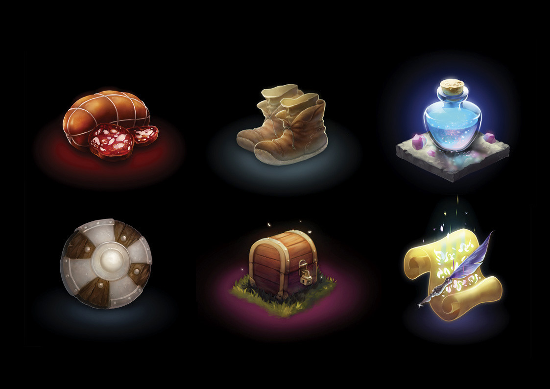 ArtStation - RPG Icon design