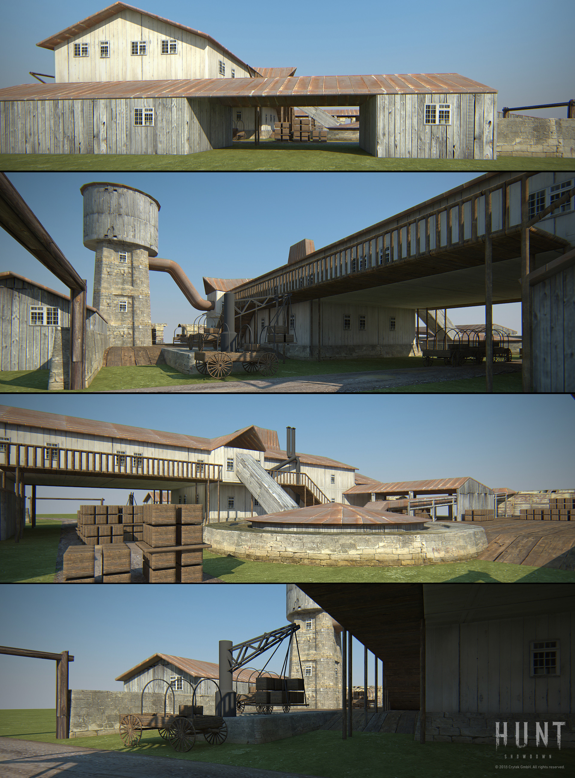 Ivan Tantsiura - HUNT: Showdown - Lawson Delta compounds concept.