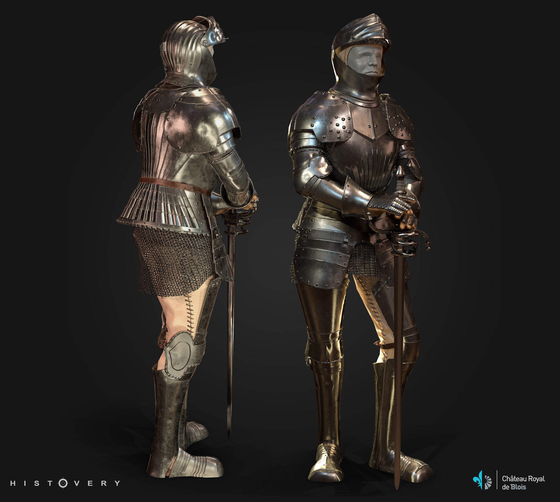 Damien Brisson - Knight Armor, Castle of Blois (France)