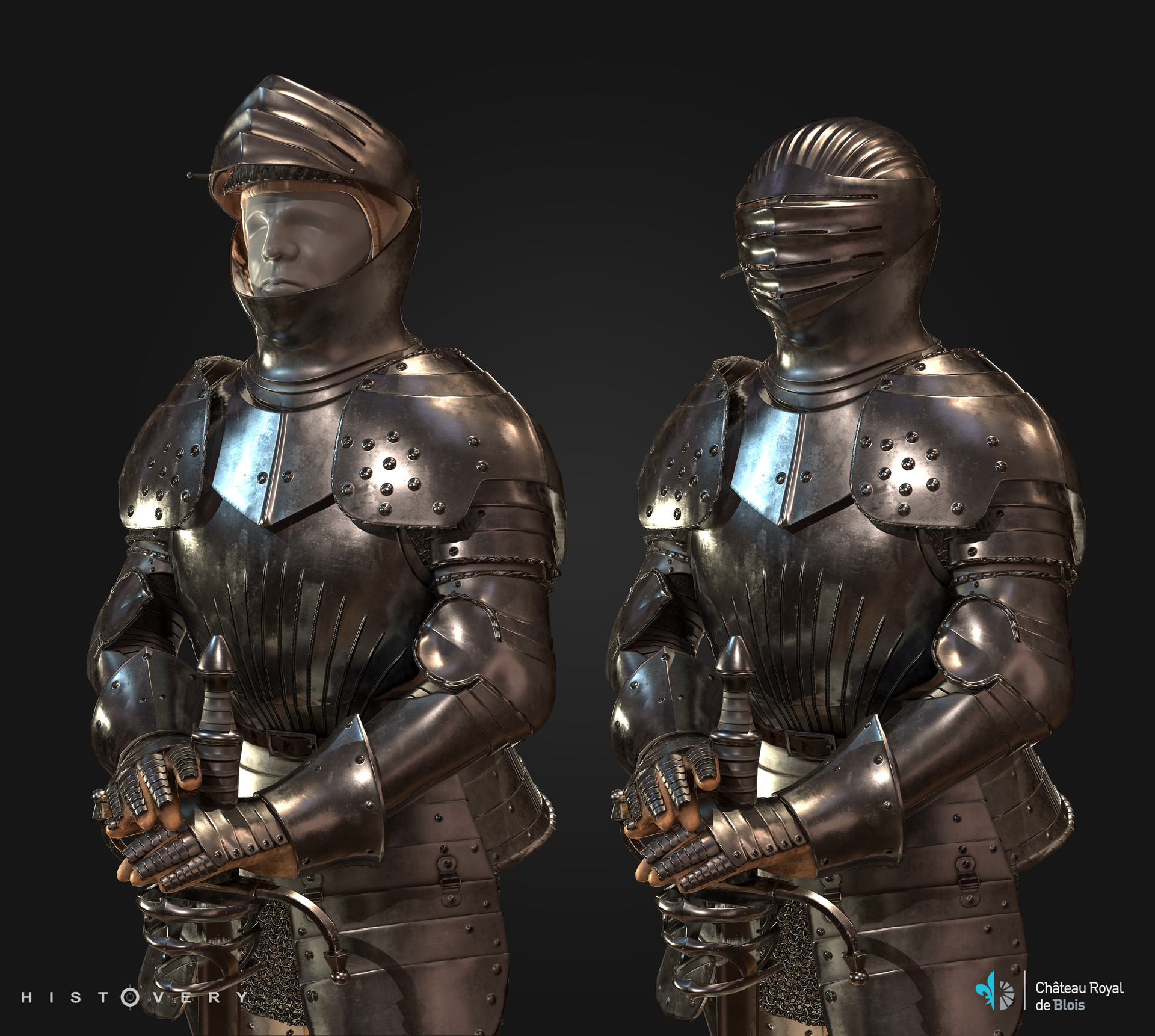 Damien Brisson - Knight Armor, Castle of Blois (France)