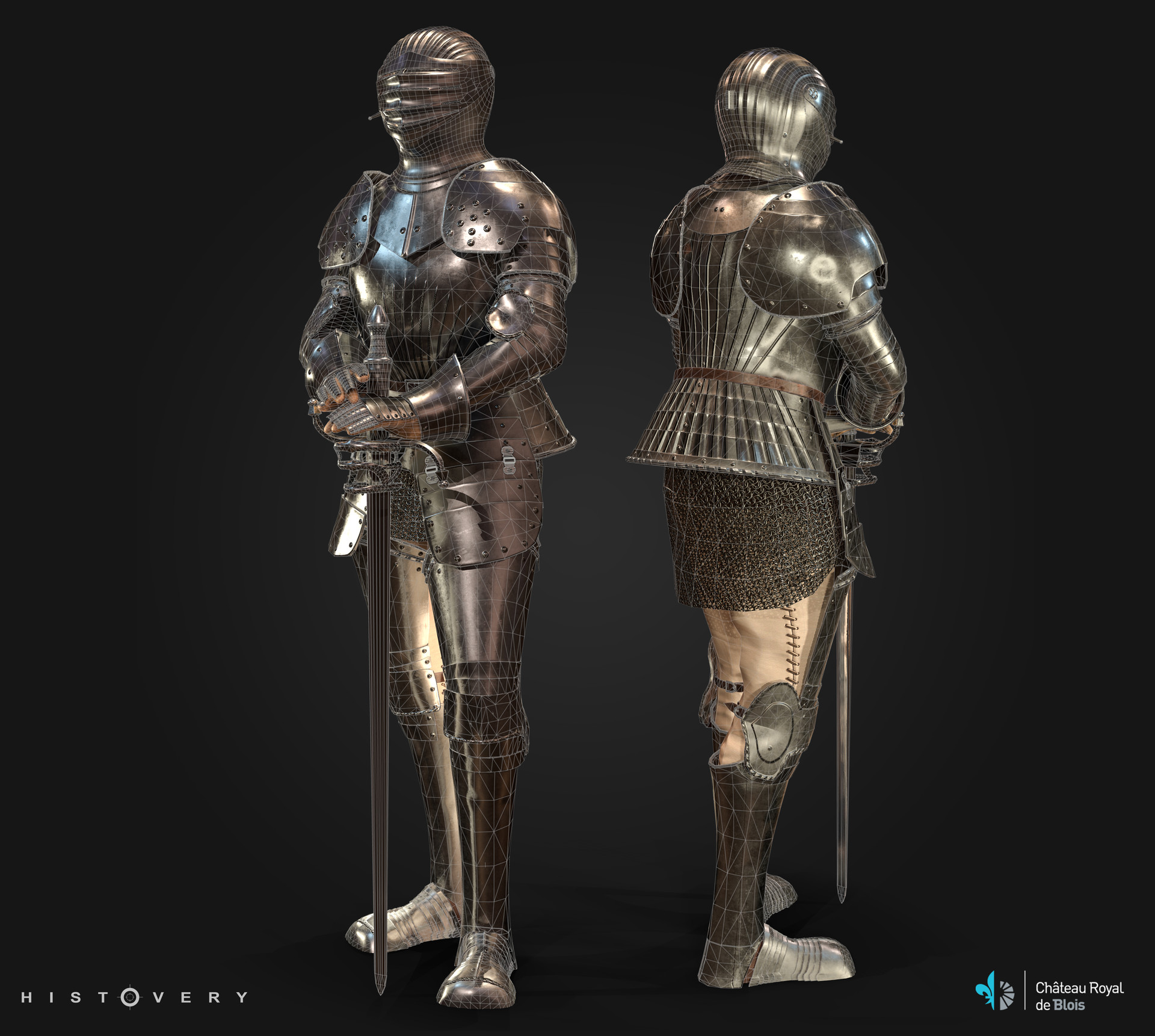 Damien Brisson - Knight Armor, Castle of Blois (France)