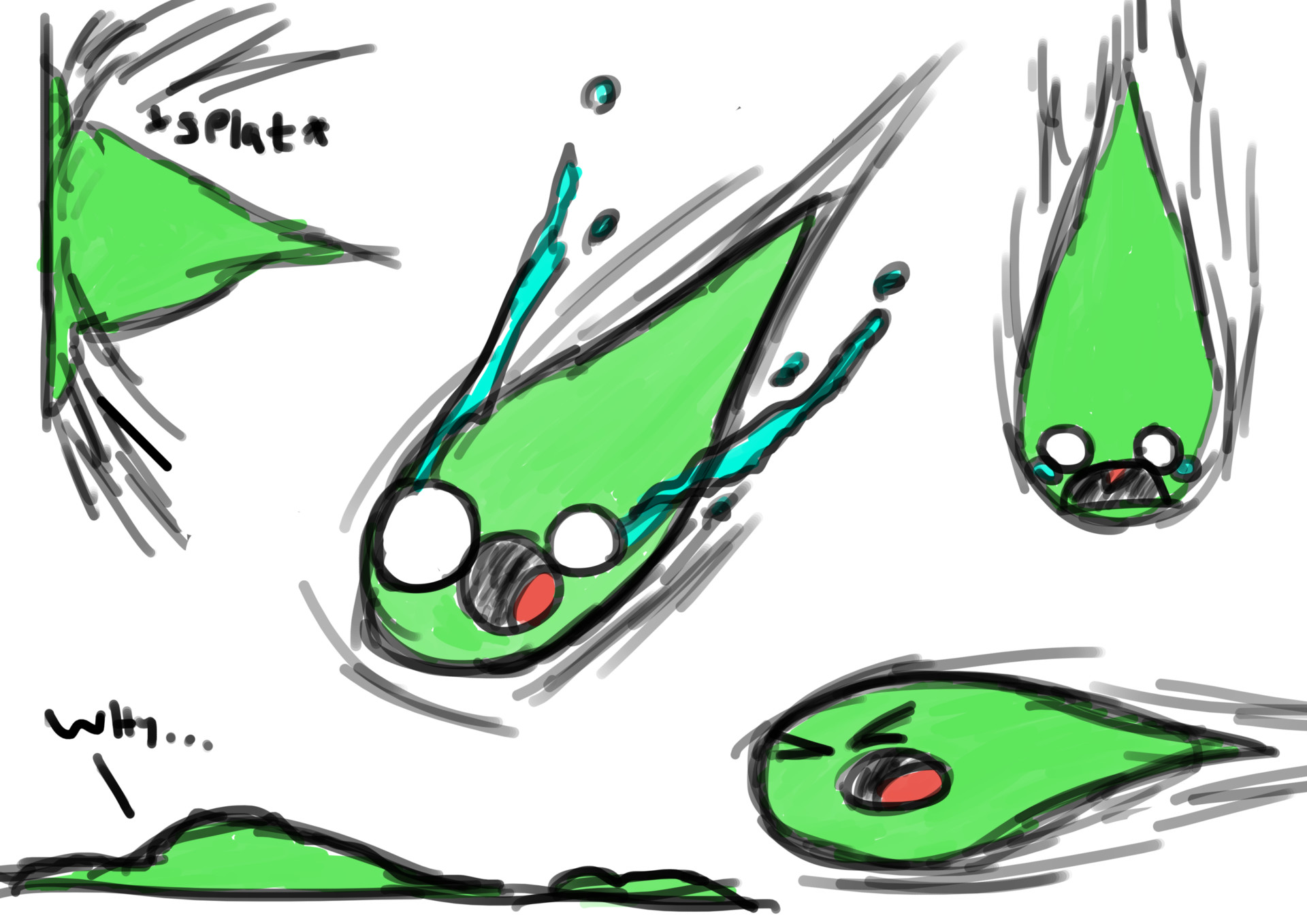 ArtStation - Slimes Being Thrown