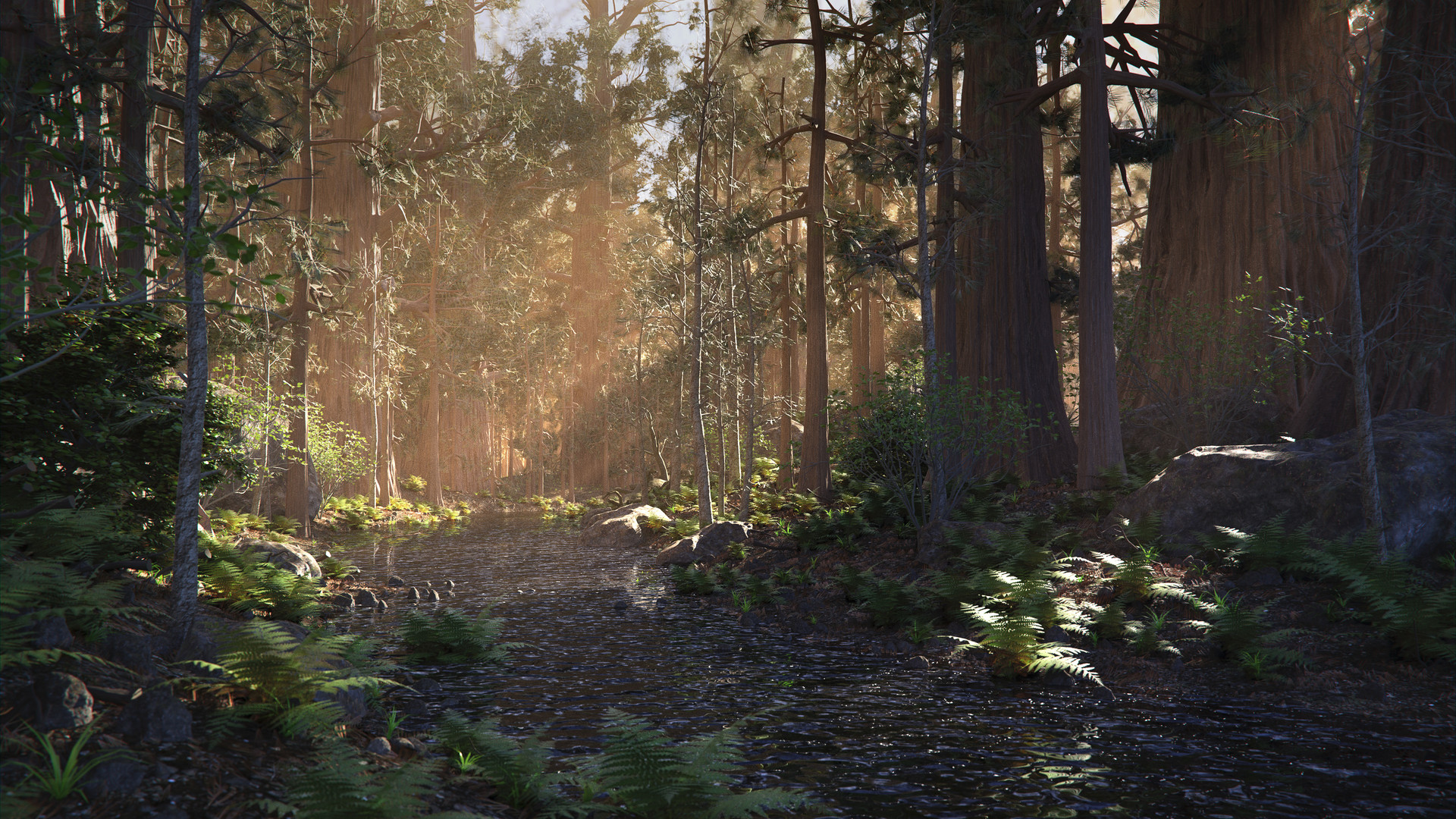 ArtStation - Redwood Giant Forest