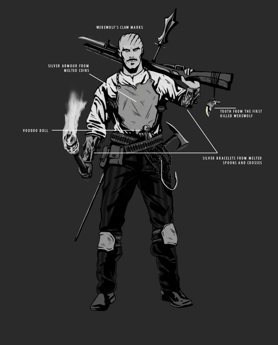 werewolf hunter weapons