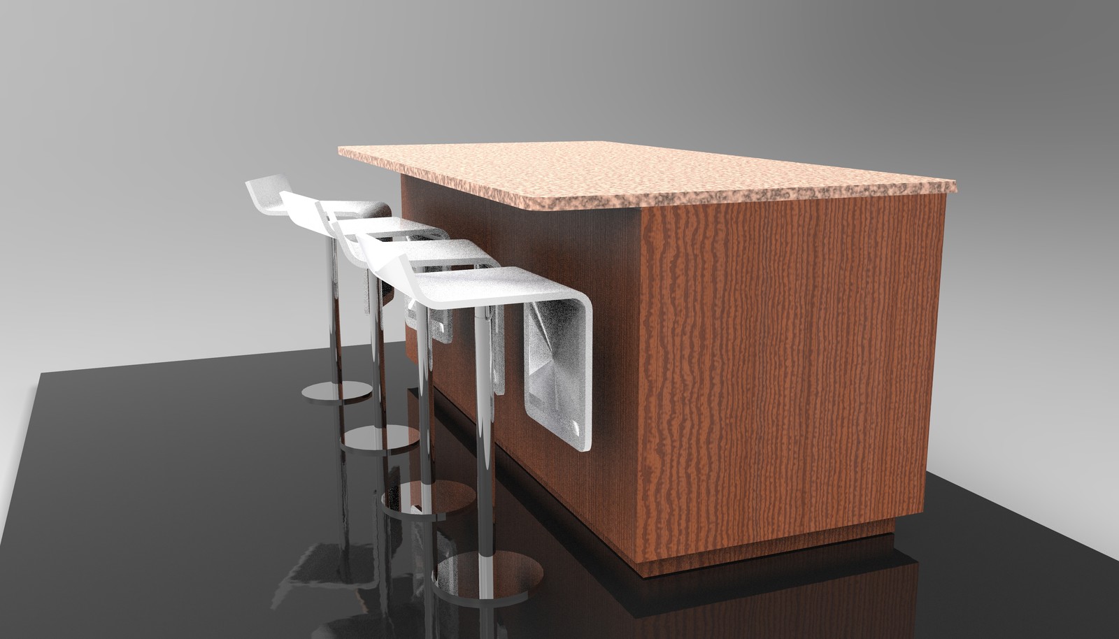 Billy Yates - Stylised Stall and Counter Billy Yates - Stylised Stall and Counter