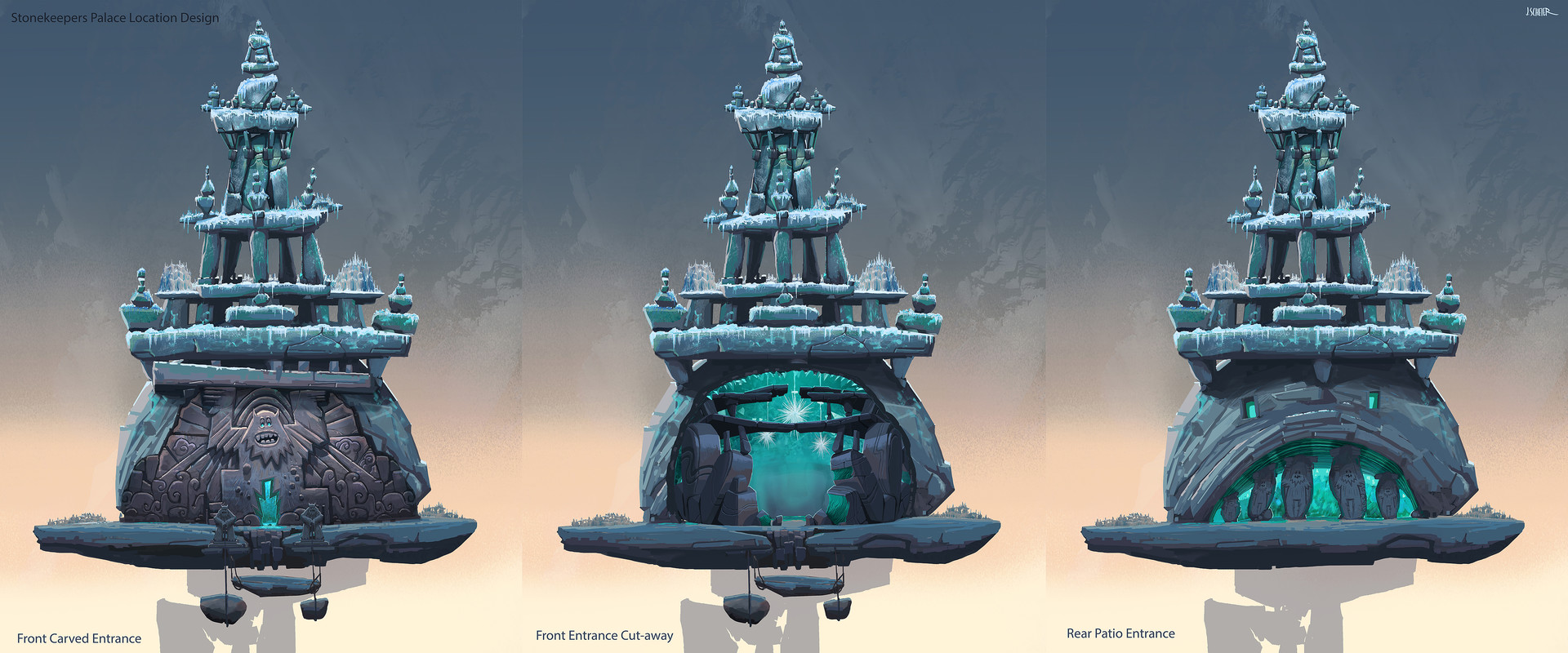 ArtStation - Smallfoot - Visual Development - Stonekeepers Palace ...