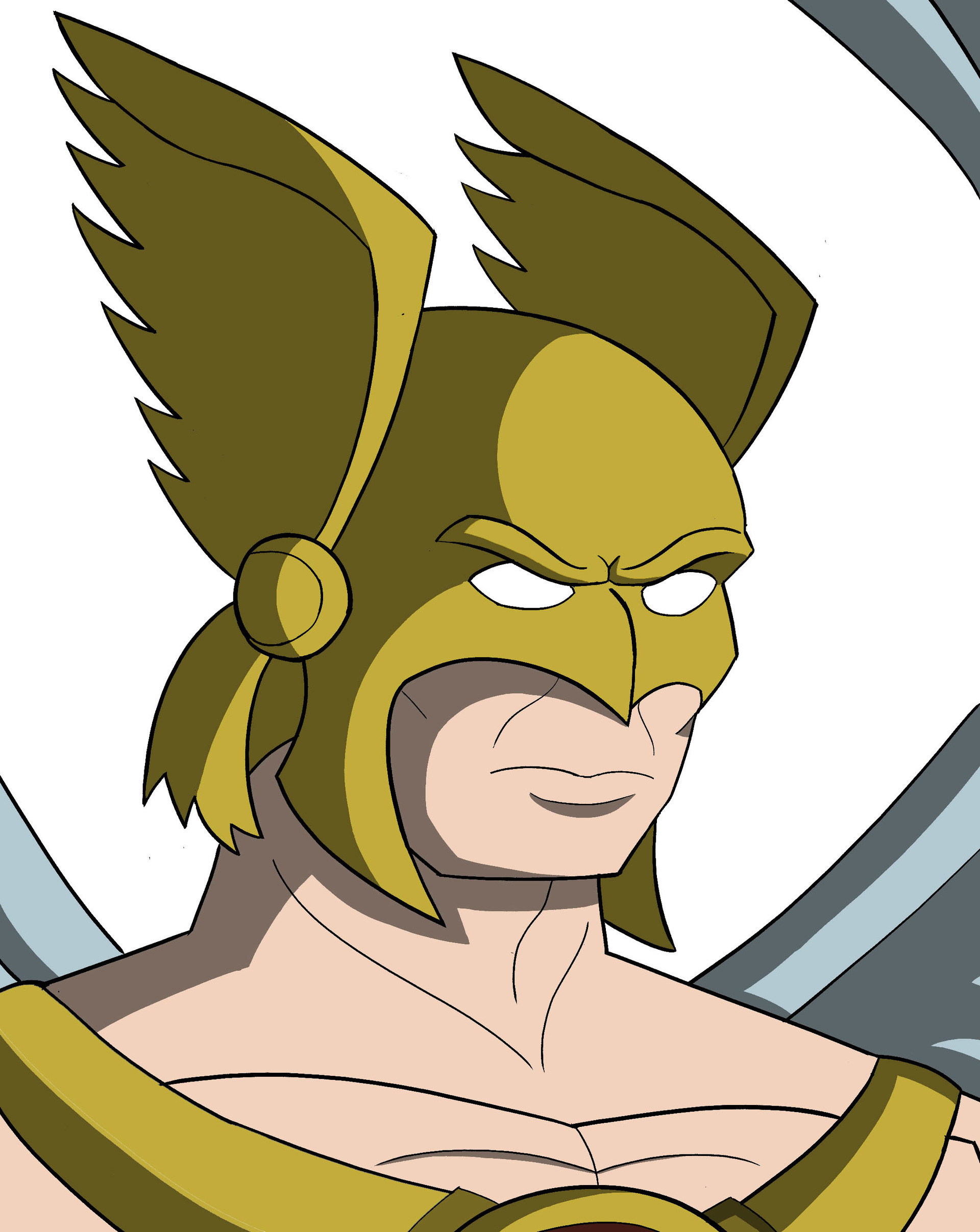 ArtStation - Hawkman Headshot