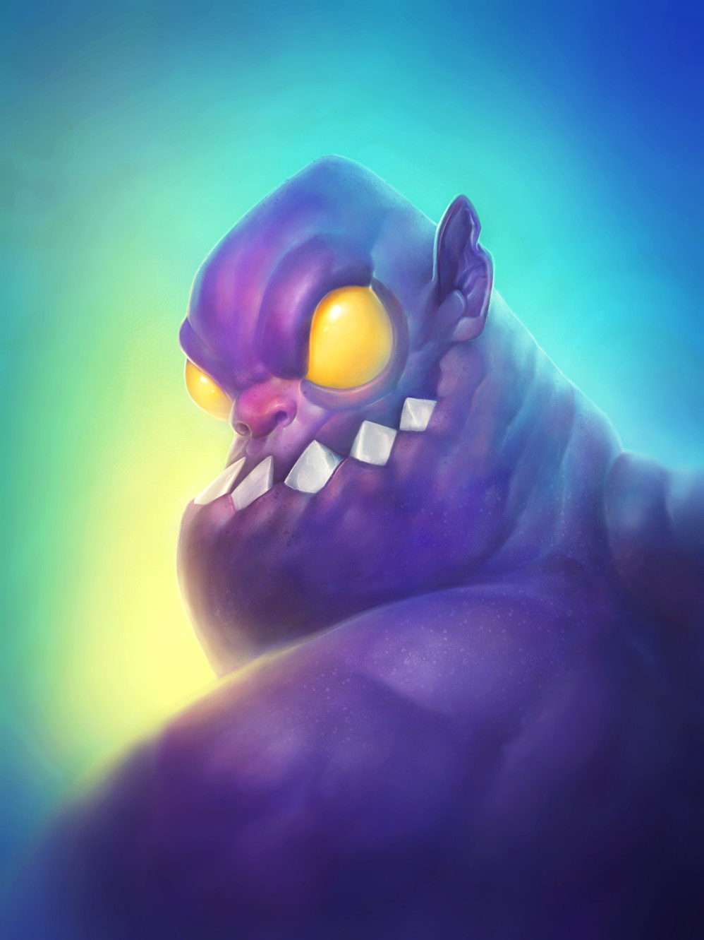 ArtStation - Purple monster