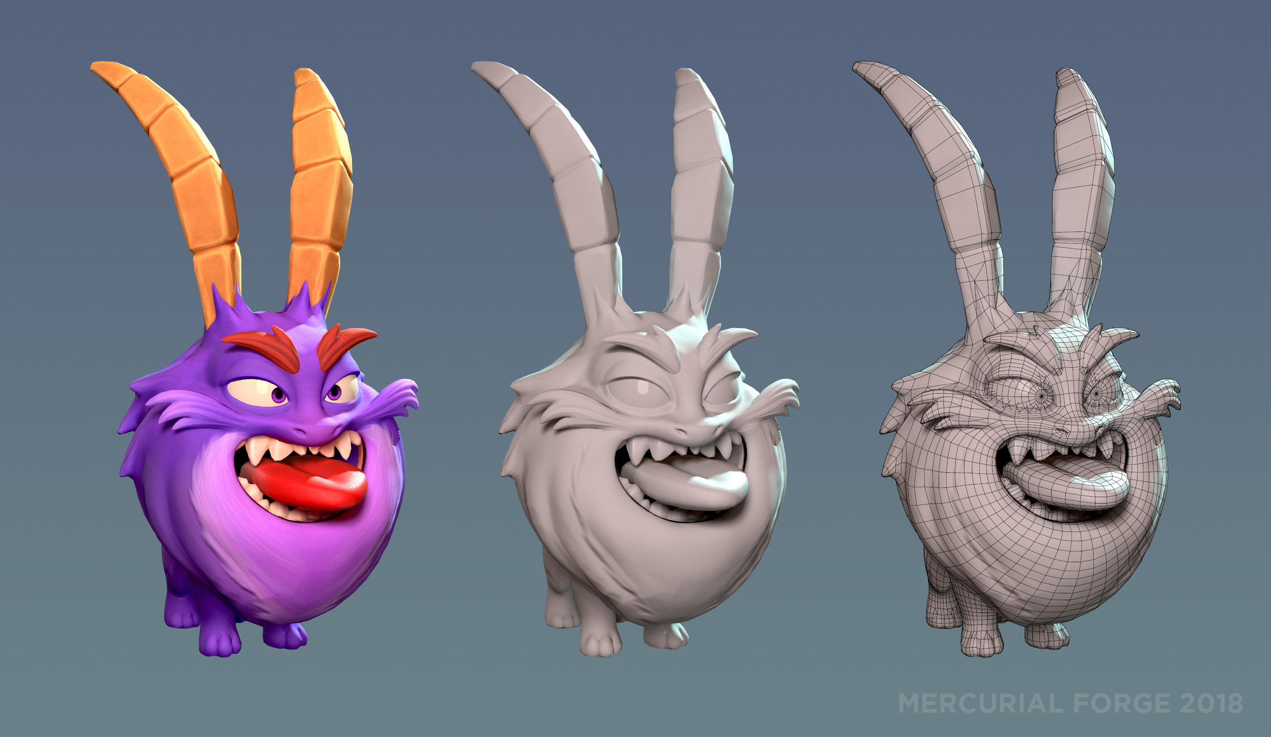 Mercurial Forge 3D Character Artist - Spyro Reignited Trilogy - Rockspitter