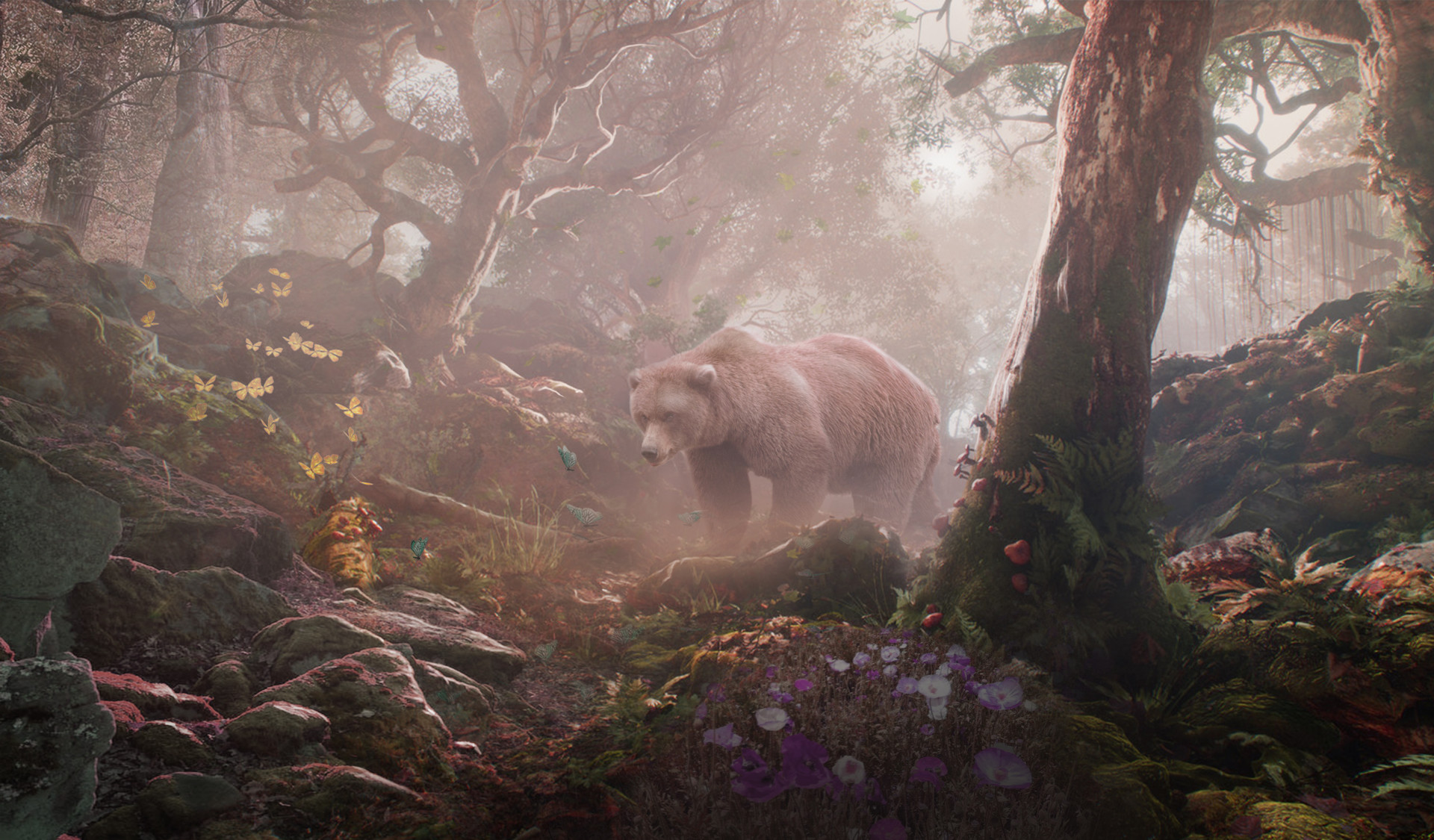 ArtStation - Forest Matte Painting