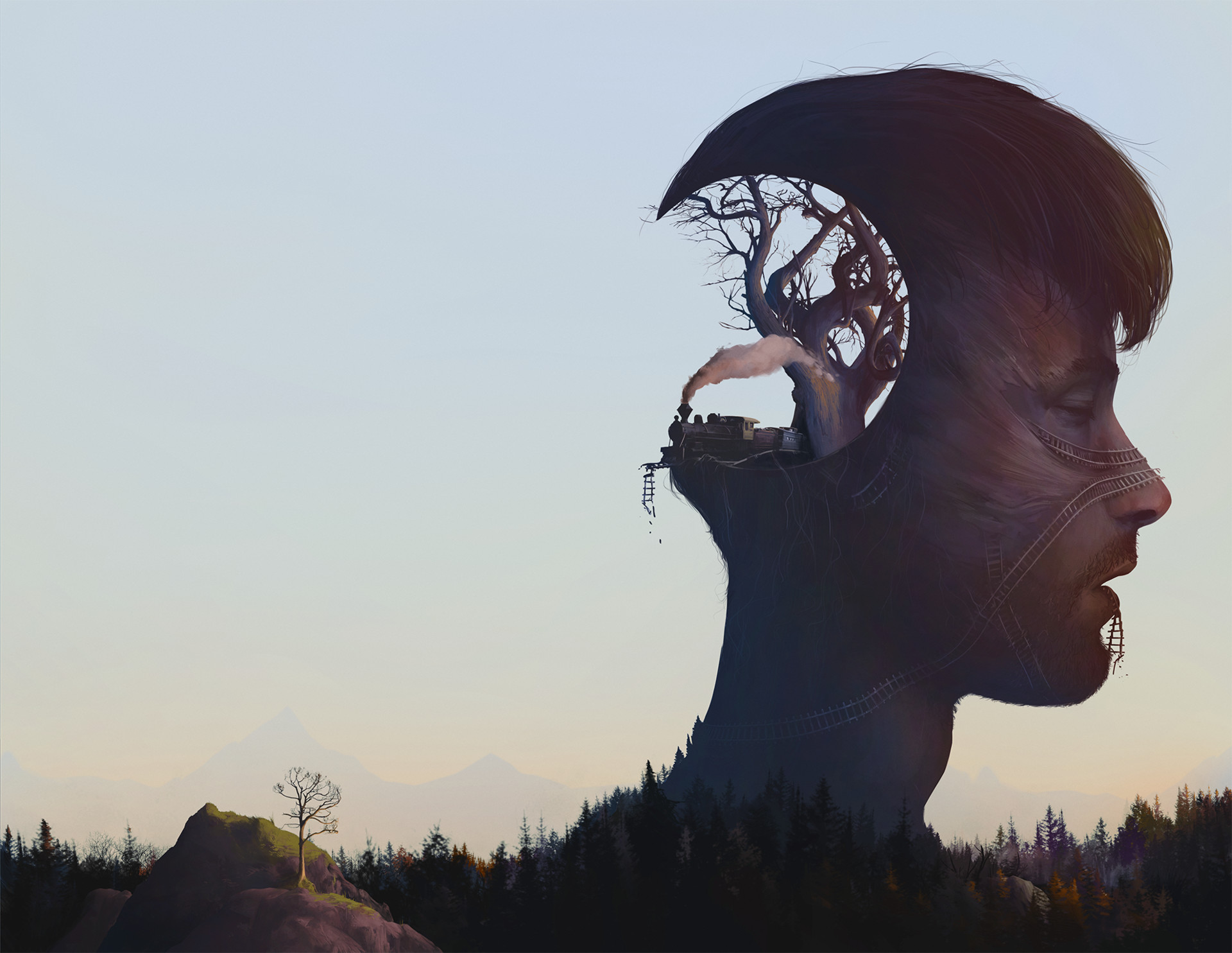 ArtStation - The Dear Hunter - Act II - Book One (Cover Art)