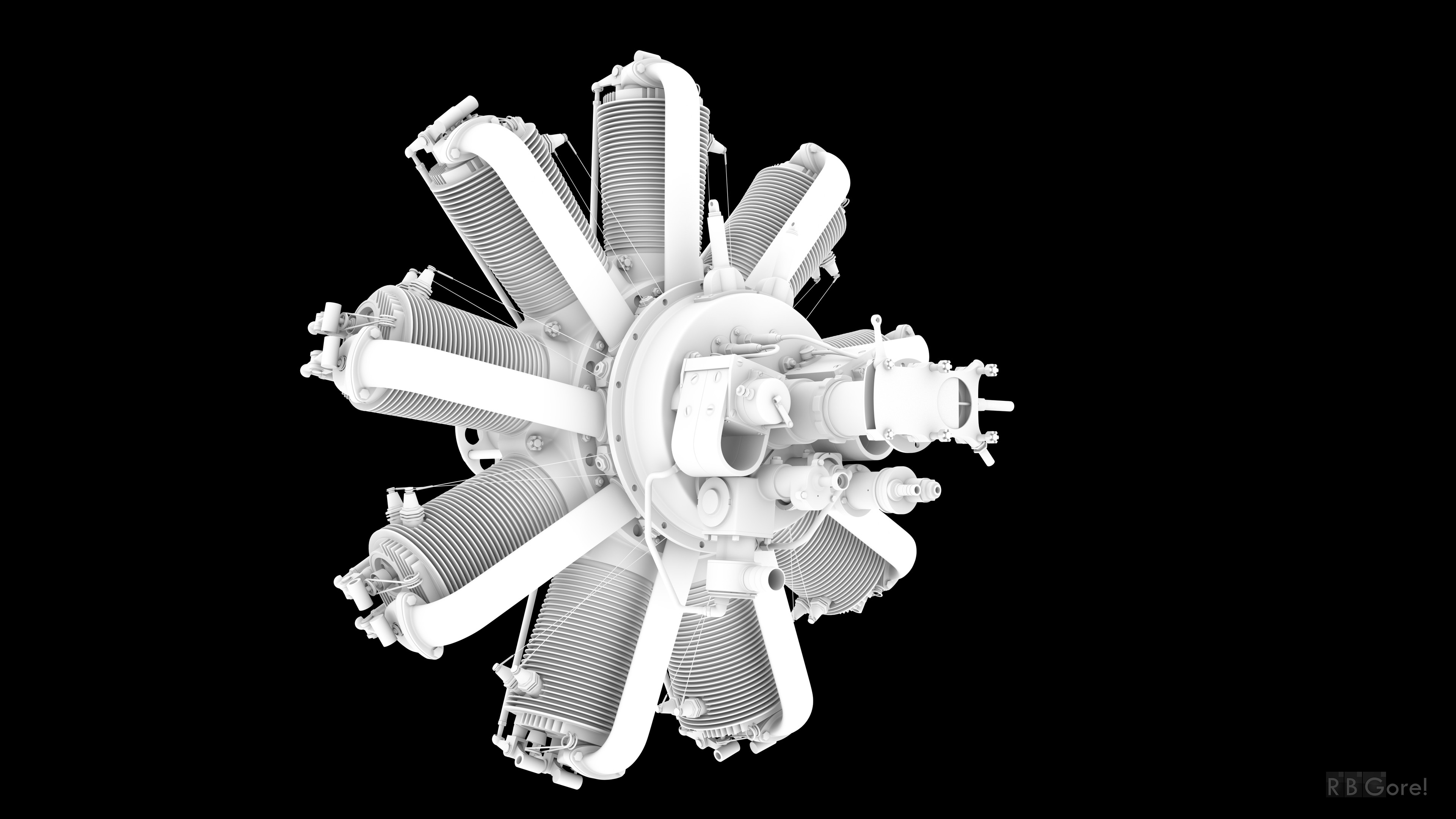 Richard Bryce Gore - Clerget 9B: 130HP Rotary Aircraft Engine